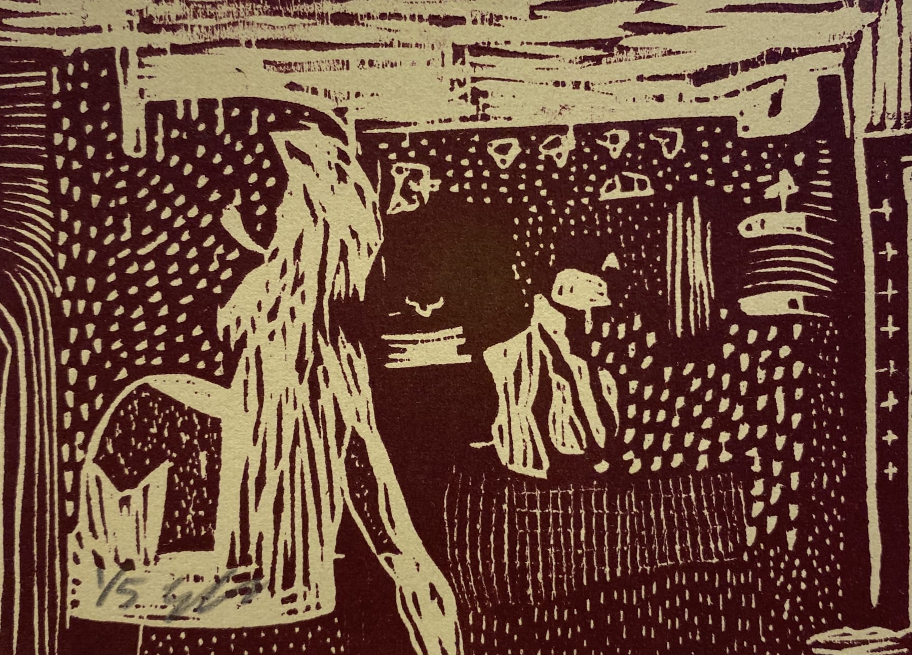 Jake Garfield, Man Shaving in Mirror (study), 2021 | Eames Fine Art