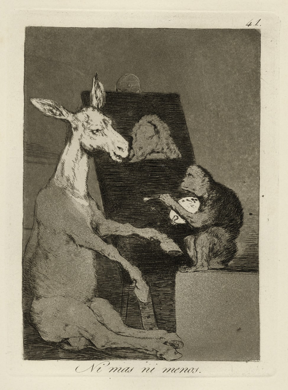 Francisco de Goya, 41. Ni Mas Ni Menos, 1799 | Etching | Eames Fine Art