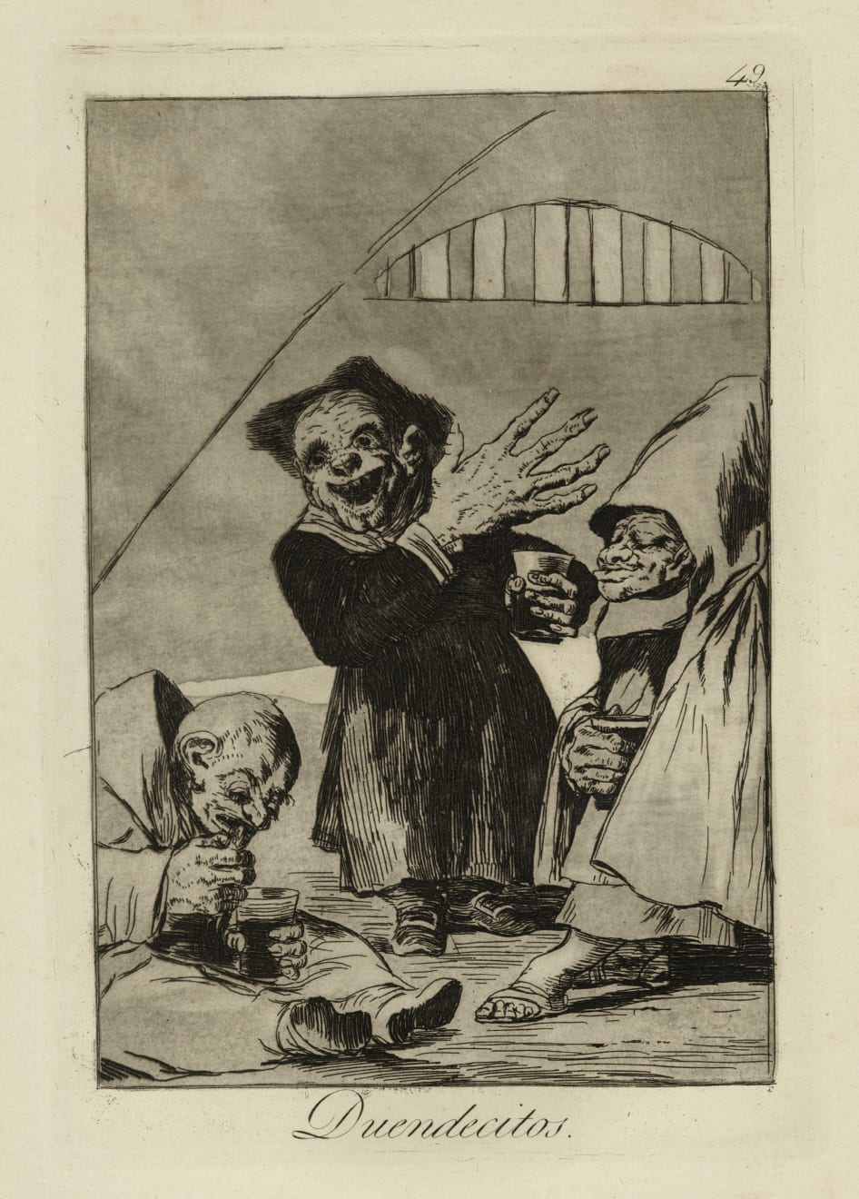 Francisco de Goya, 49. Duendecitos, 1799 | Eames Fine Art