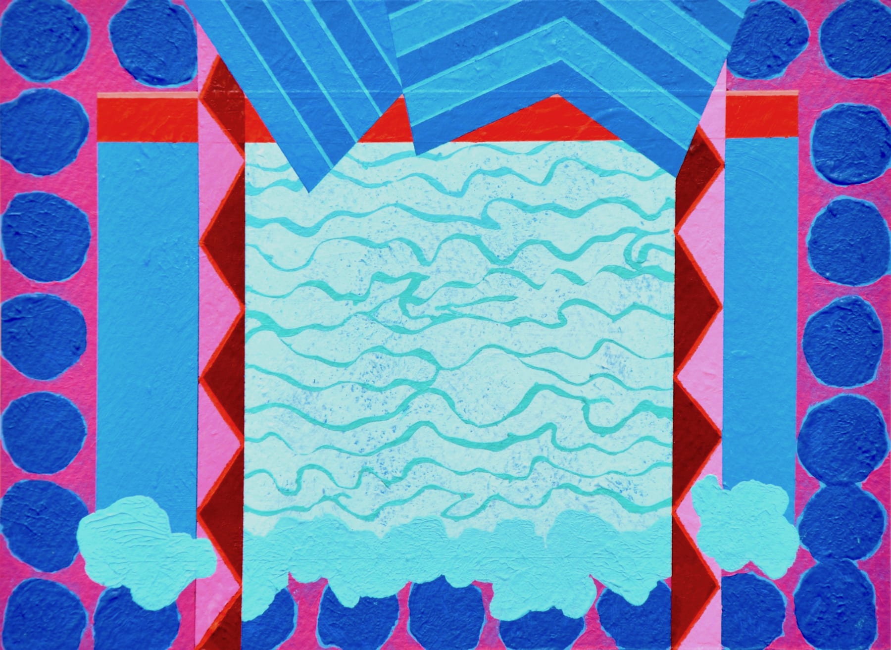 John Crossley, Under the Pier, Silent Trace, 2020 | Eames Fine Art