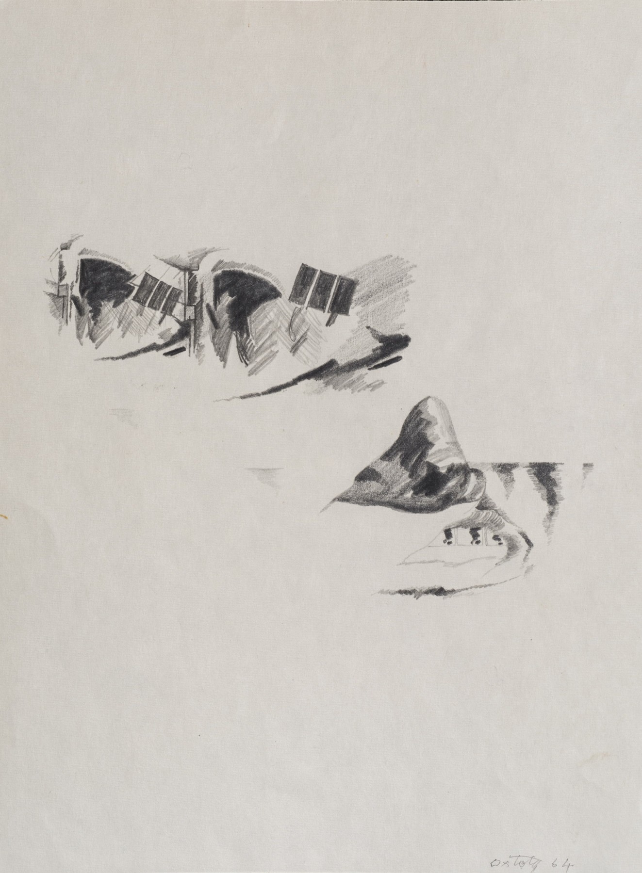 David Oxtoby, Untitled (Ray Charles), 1964 | The Redfern Gallery