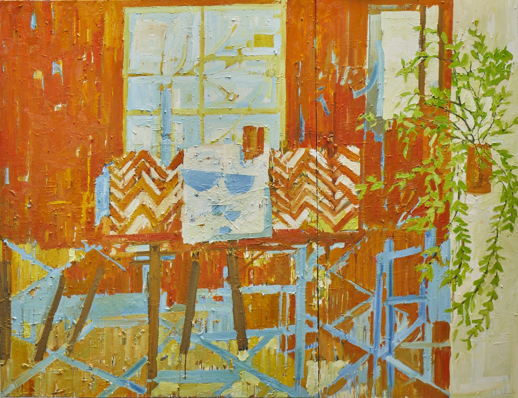 Ffiona Lewis, Epistle on Orange, 2025 | The Redfern Gallery