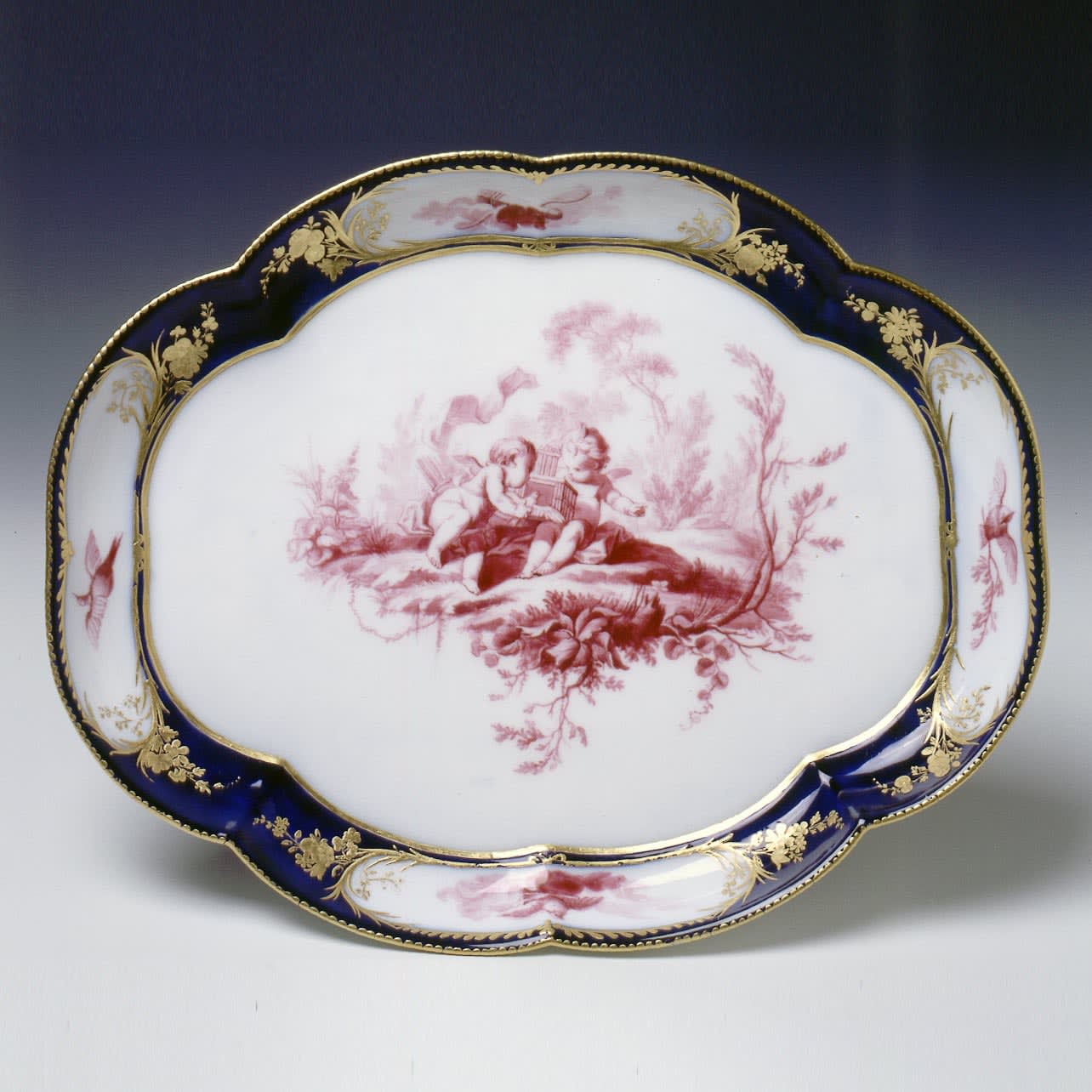 Sèvres Porcelain, A Vincennes Tray, 1753-54 | Adrian Sassoon