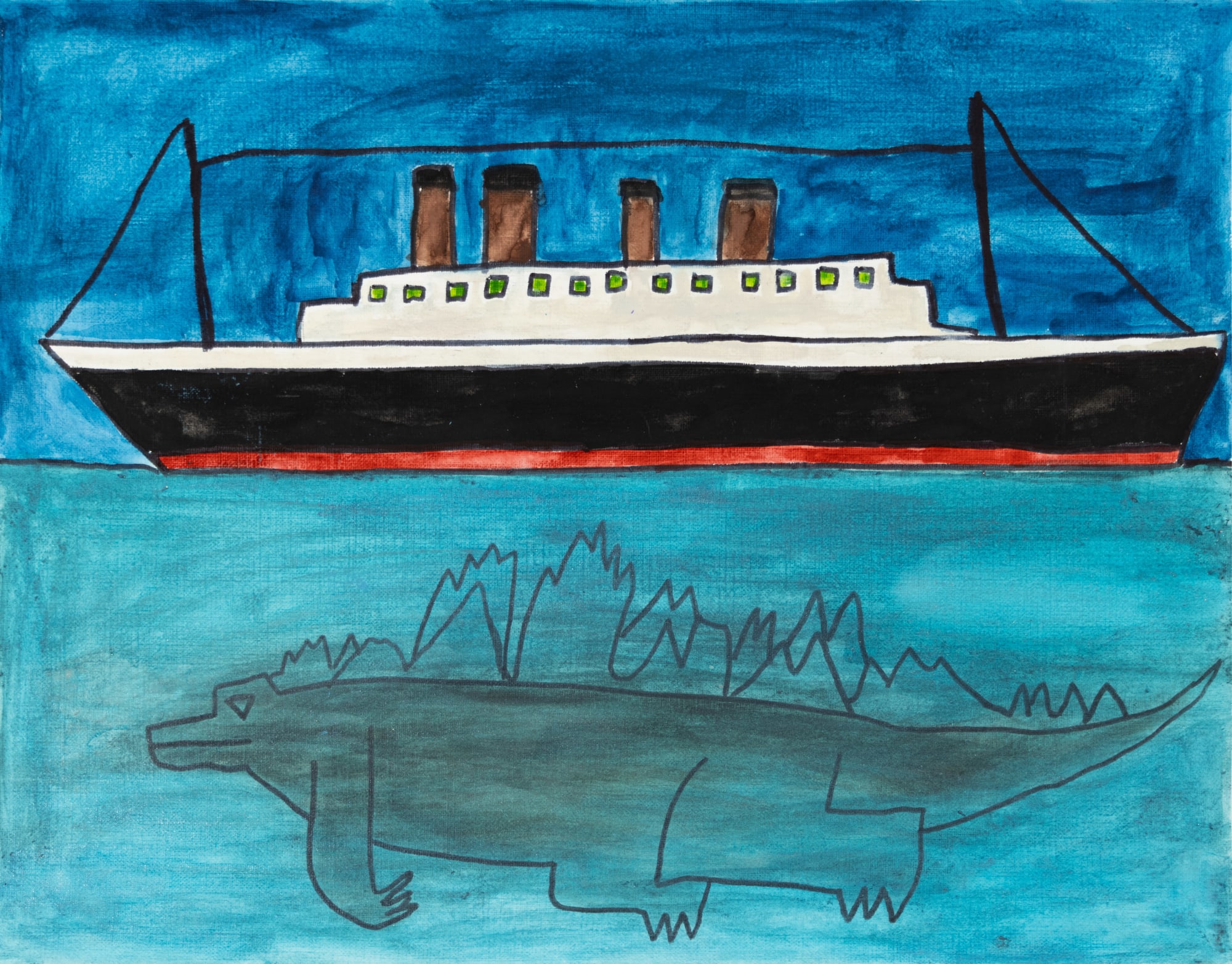Jack O'Sullivan, Godzilla under Titanic, 2024 | Arts of Life - Circle ...