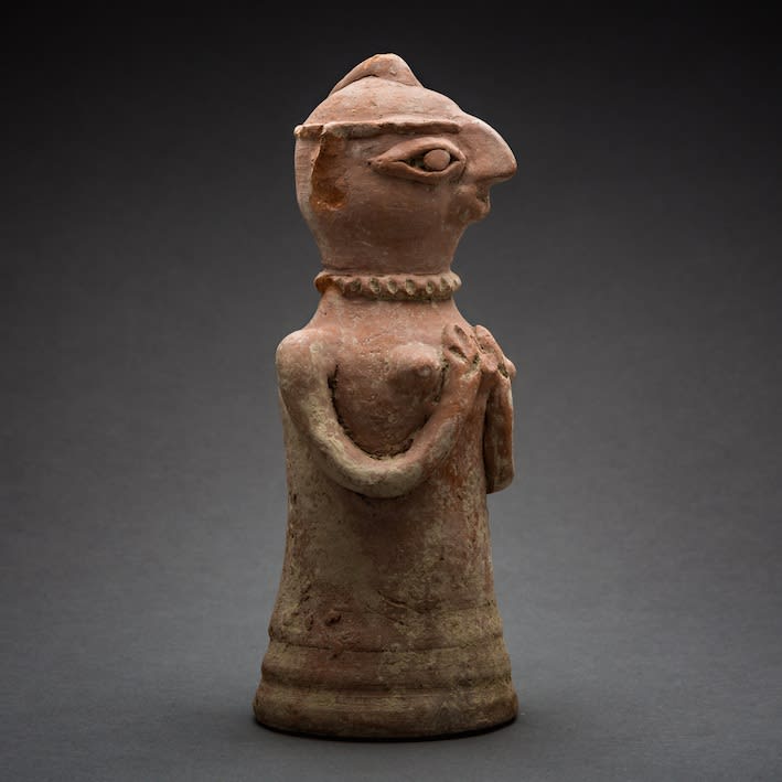 Indus Valley Terracotta Figurine of a Standing Fertility Goddess, 3000 ...