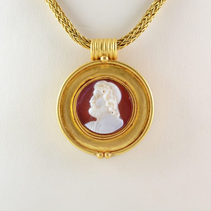 Classical Revival Gold Necklace, 18th Century CE - 19th Century CE ...