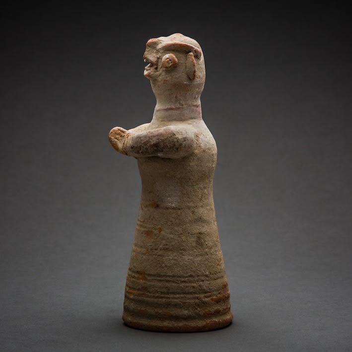 Indus Valley Terracotta Figurine of a Standing Fertility Goddess, 2800 ...