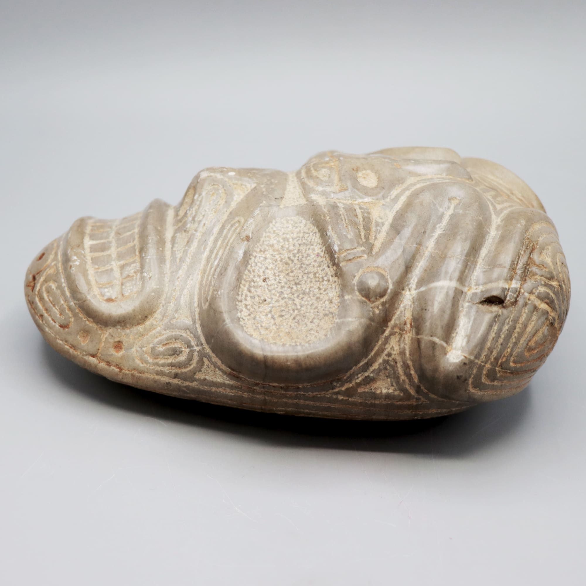 Taíno 'Macorix' Head, with 'Bird-Man' Motif, AD 1300 - AD 1500 ...