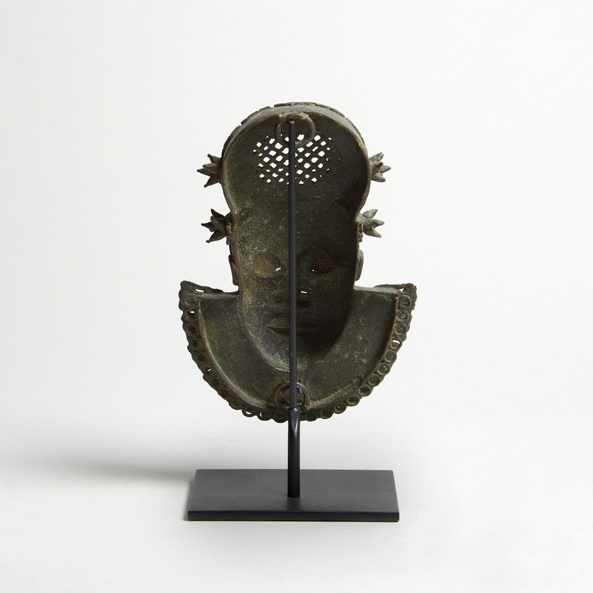 Benin Bronze Hip Mask, 18th Century CE - 19th Century CE | Barakat Gallery