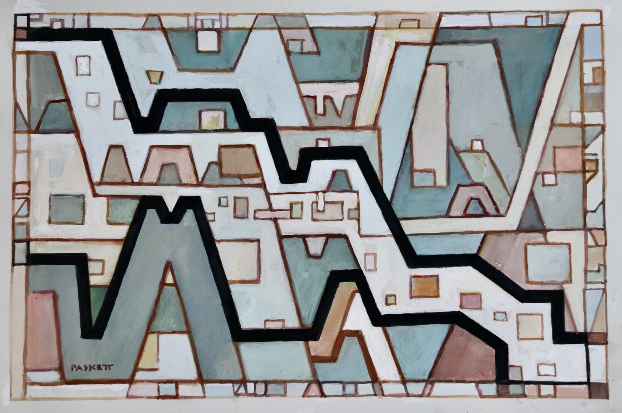 David Paskett PPRWS Hon. RE, Tomb Climb | Bankside Gallery