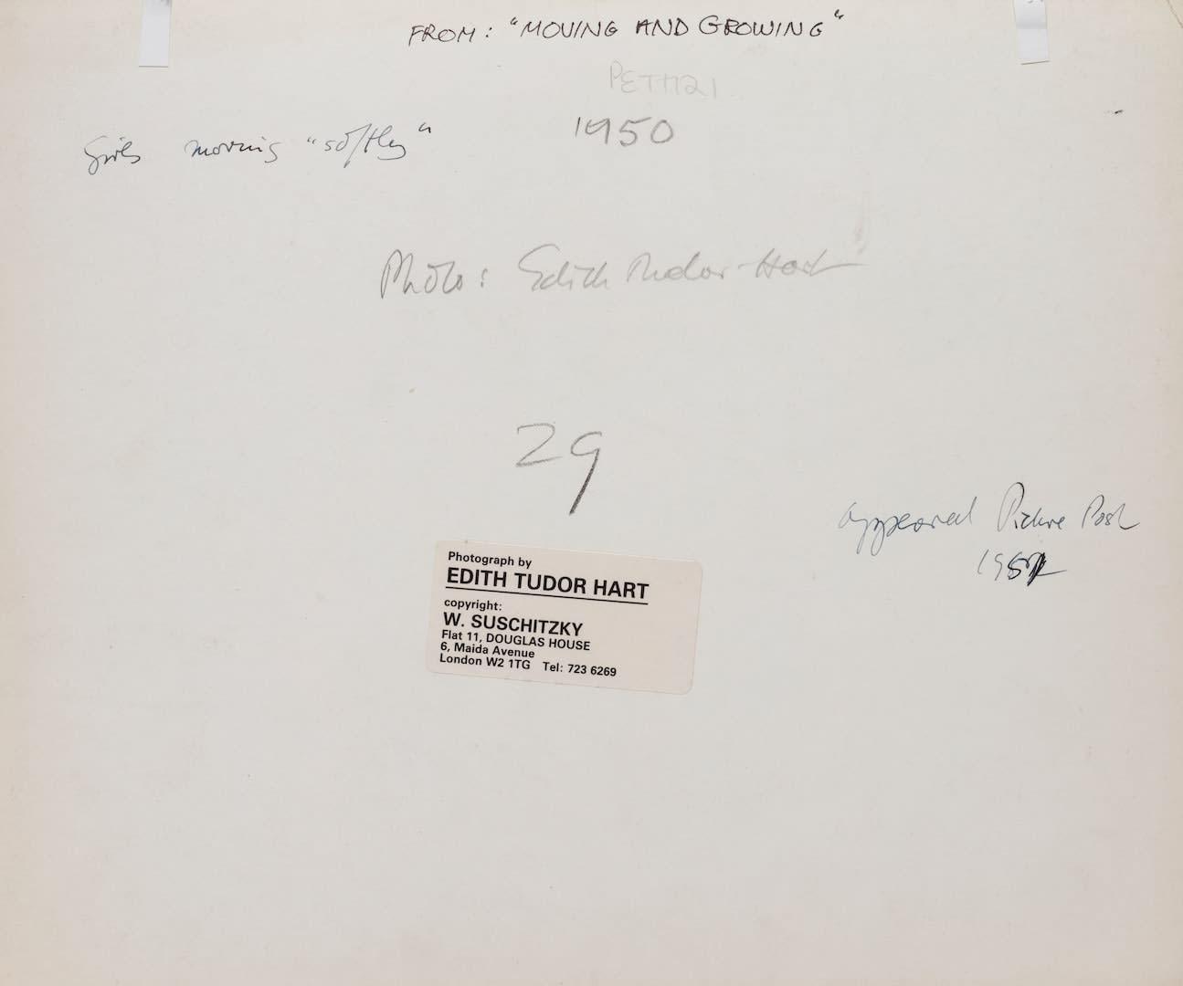 Edith Tudor Hart, Girls moving 'softly', 1950 | THE HYMAN COLLECTION