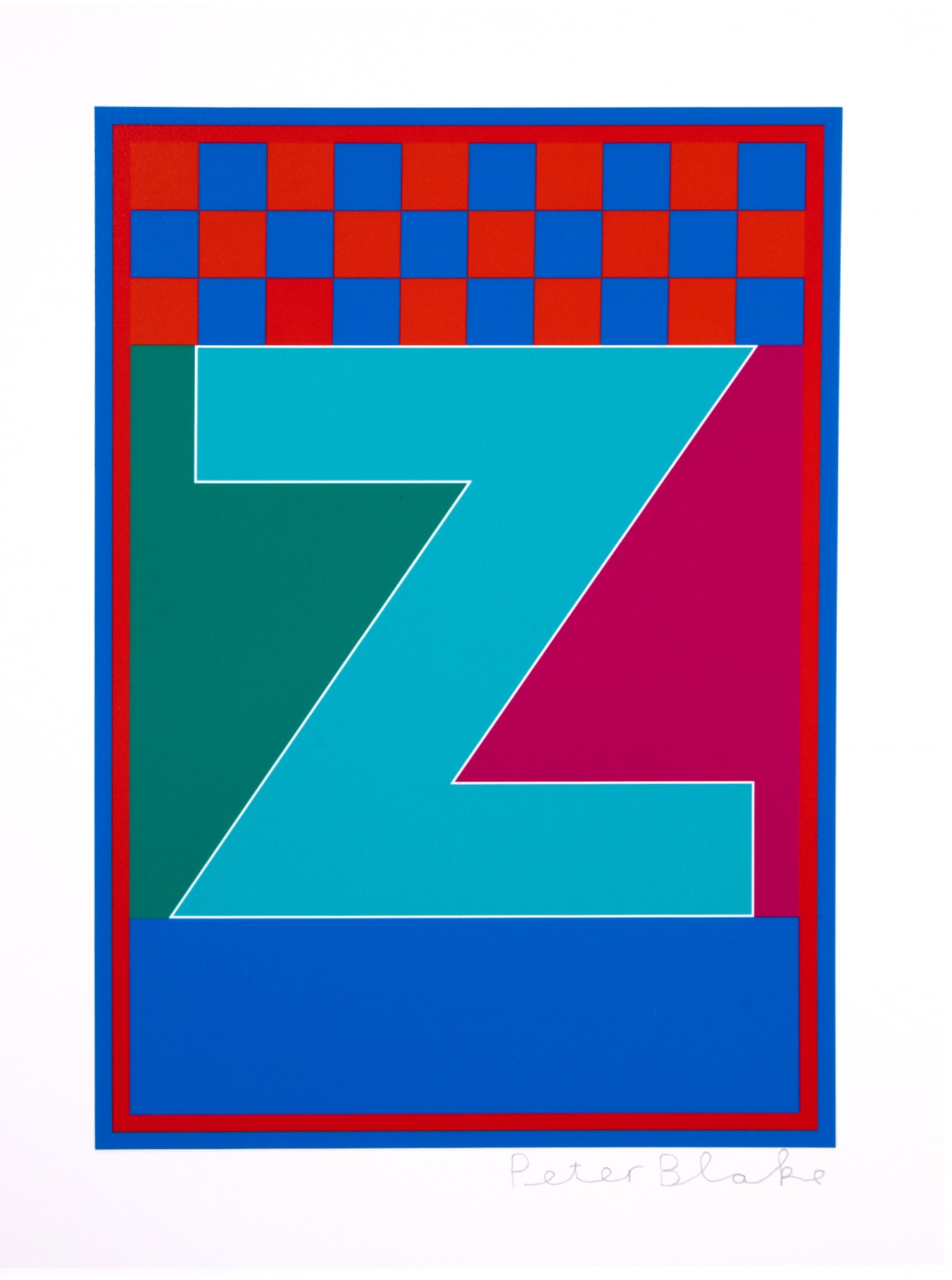 Peter Blake, Dazzle Letter Z, 2017 | CCA Galleries Limited
