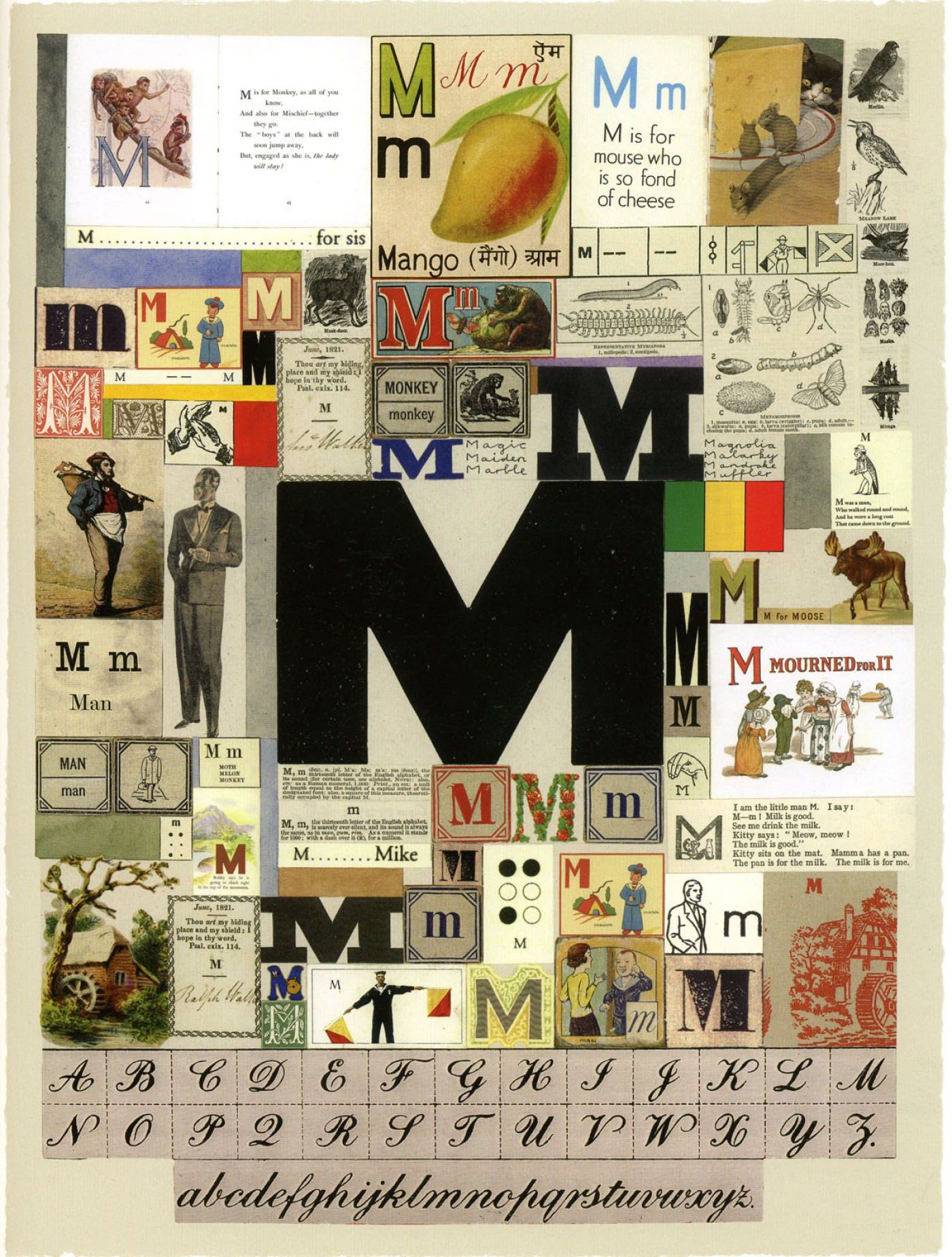 Peter Blake, An Alphabet: The Letter M, 2007 | CCA Galleries Limited