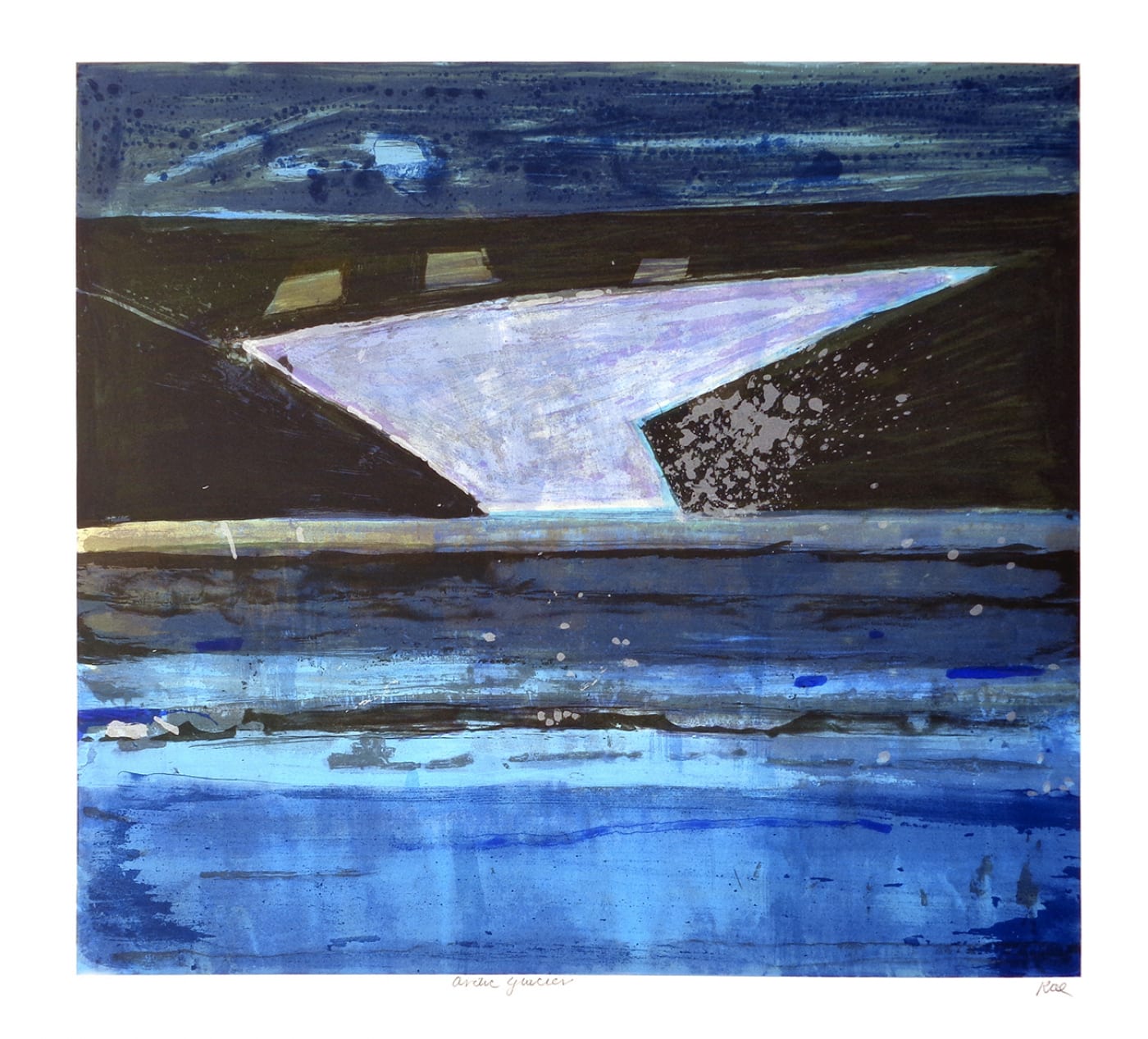 Barbara Rae RA, Arctic Glacier, 2020 | CCA Galleries Limited