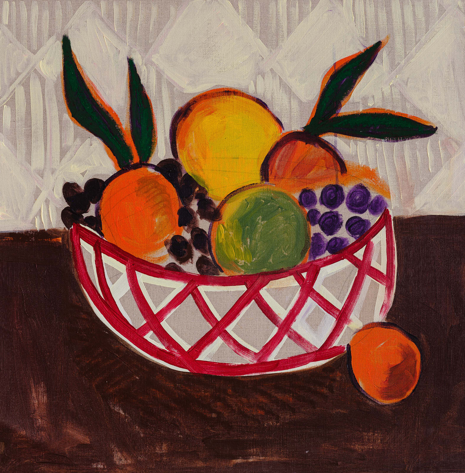 Rachel Marsil, Nature morte au damier #2, 2023 | Cécile Fakhoury