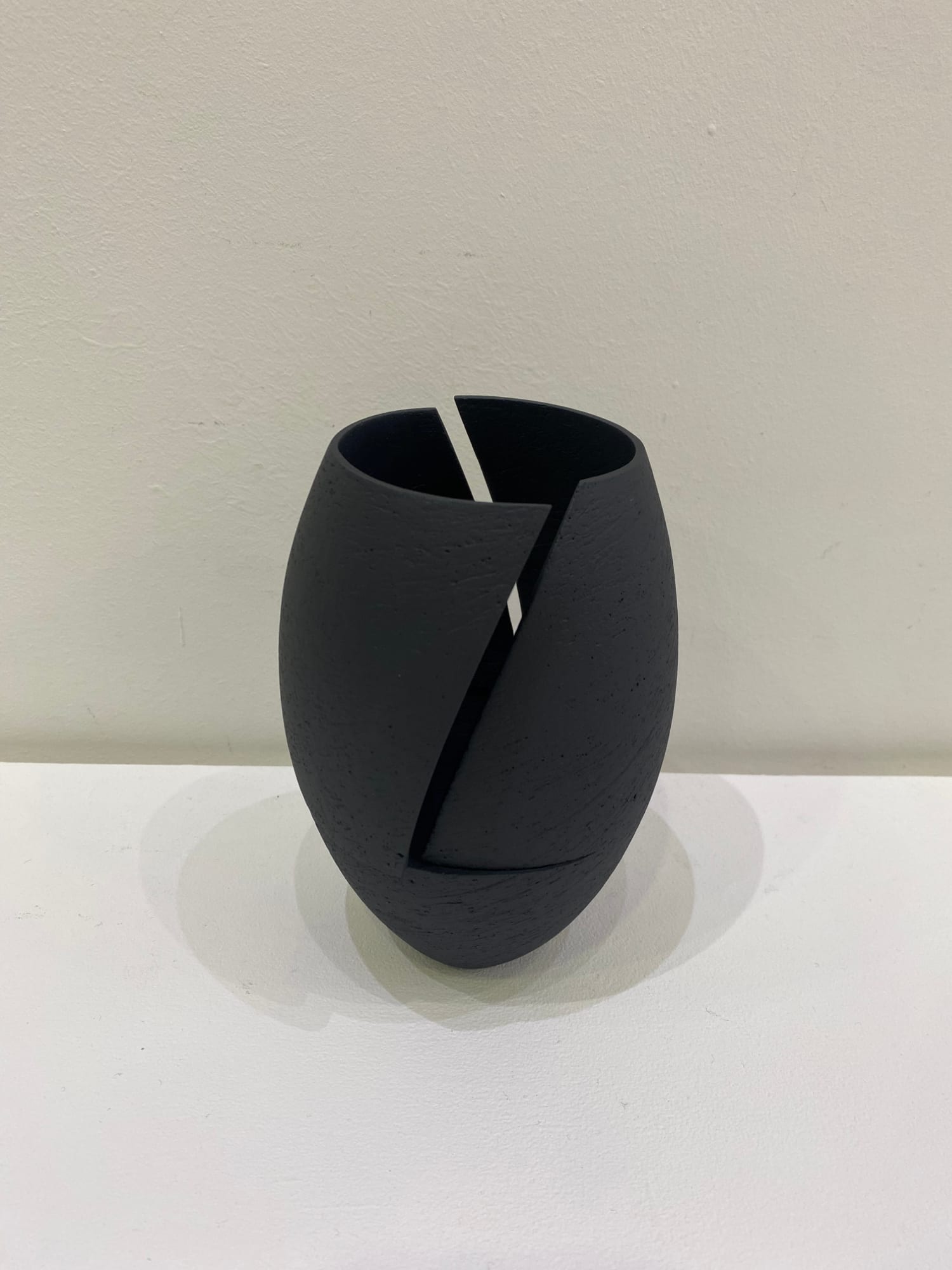 Ashraf Hanna, Cut & Altered Black Vessel | Contemporary Six