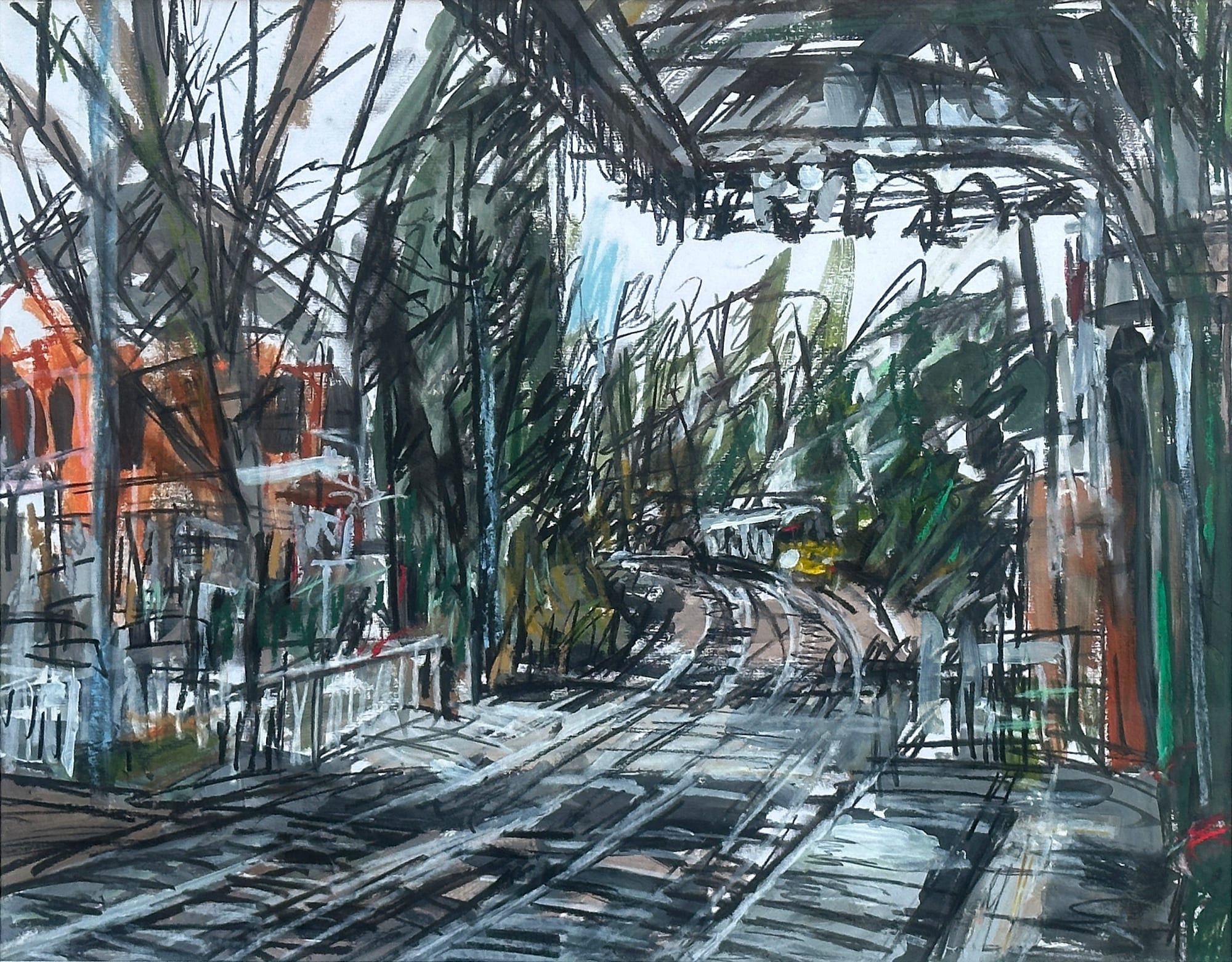 Matthew Thompson, Train Arriving at Hale Station, 2025 | Contemporary Six