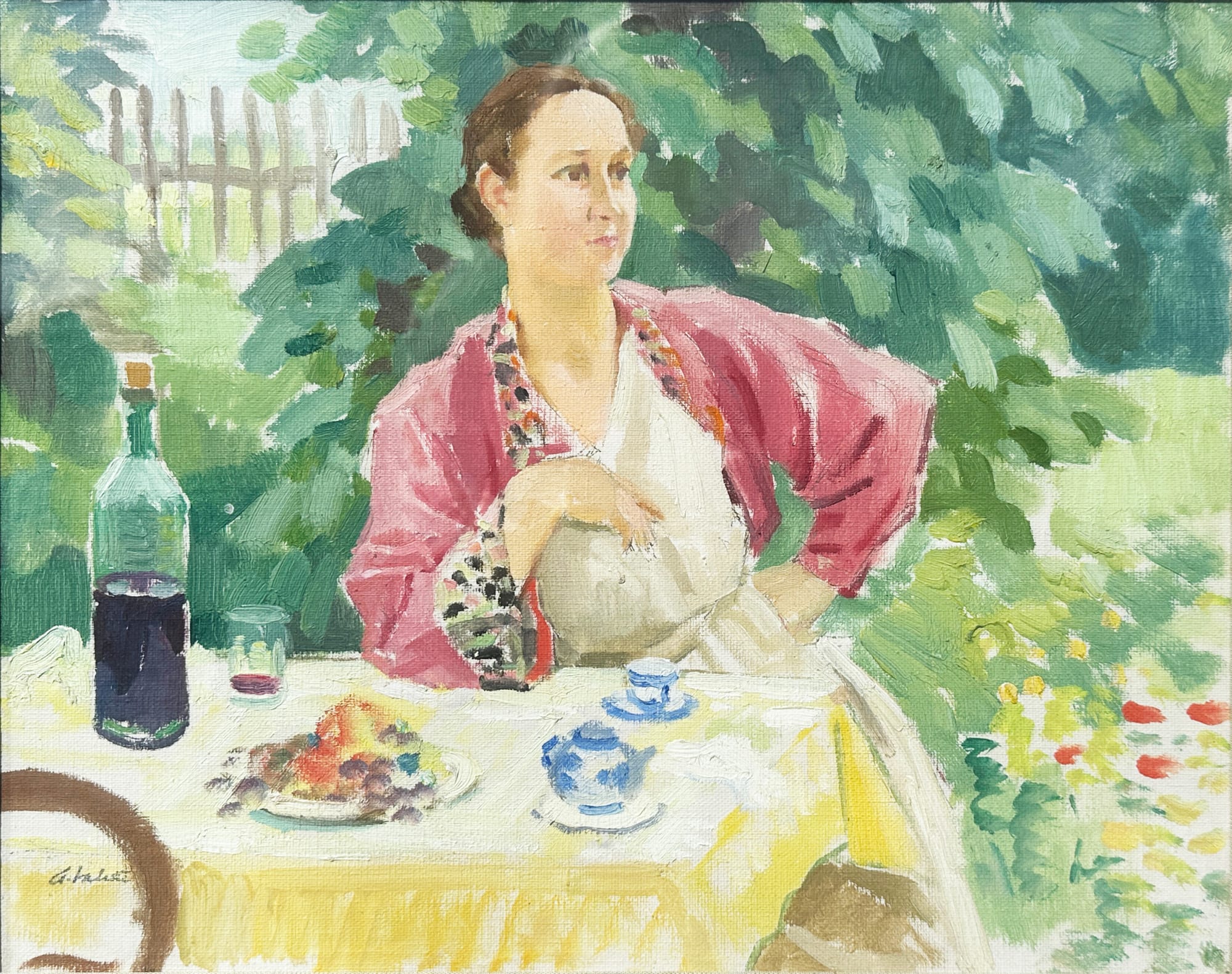 Pierre Adolphe Valette, In The Garden | Contemporary Six