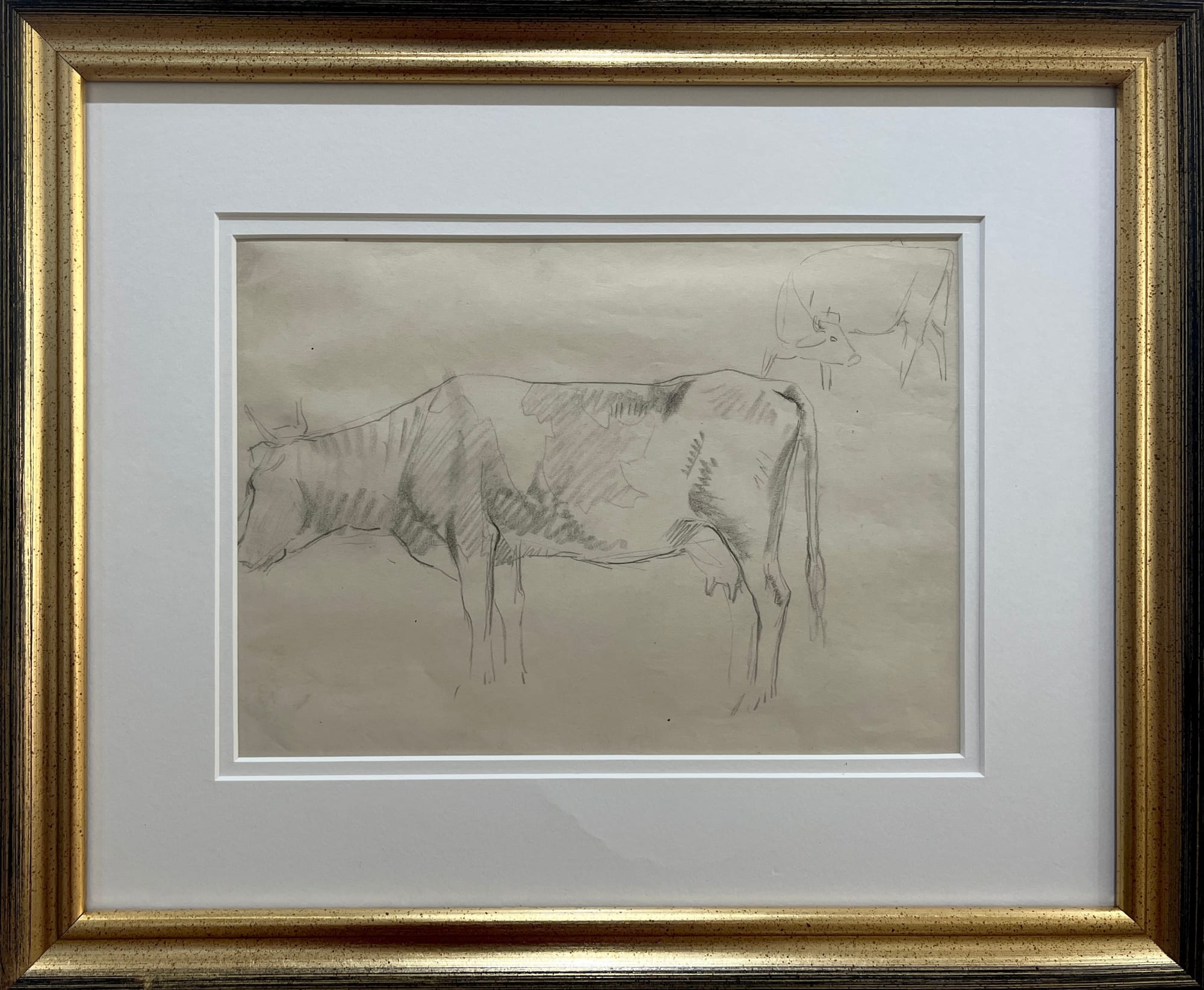 Pierre Adolphe Valette, Two Cows | Contemporary Six