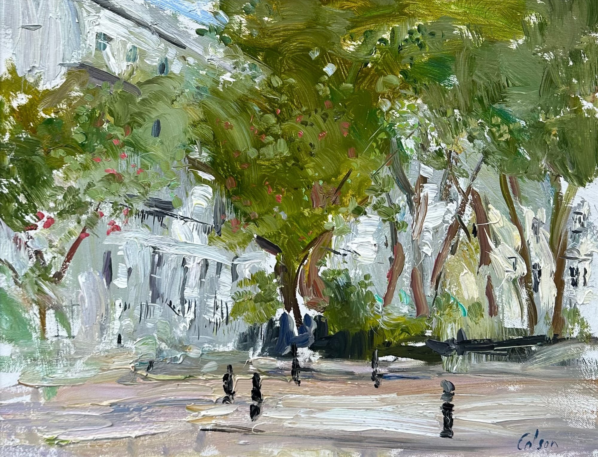 Richard Colson, Wellington Square II (London Gallery) | Cricket Fine Art