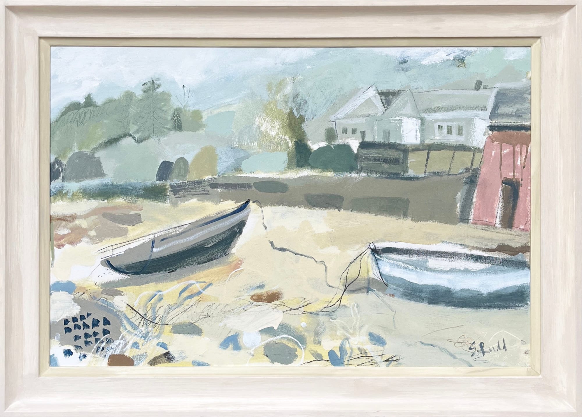 Sam Rudd, Old Boats (Hungerford Gallery) | Cricket Fine Art