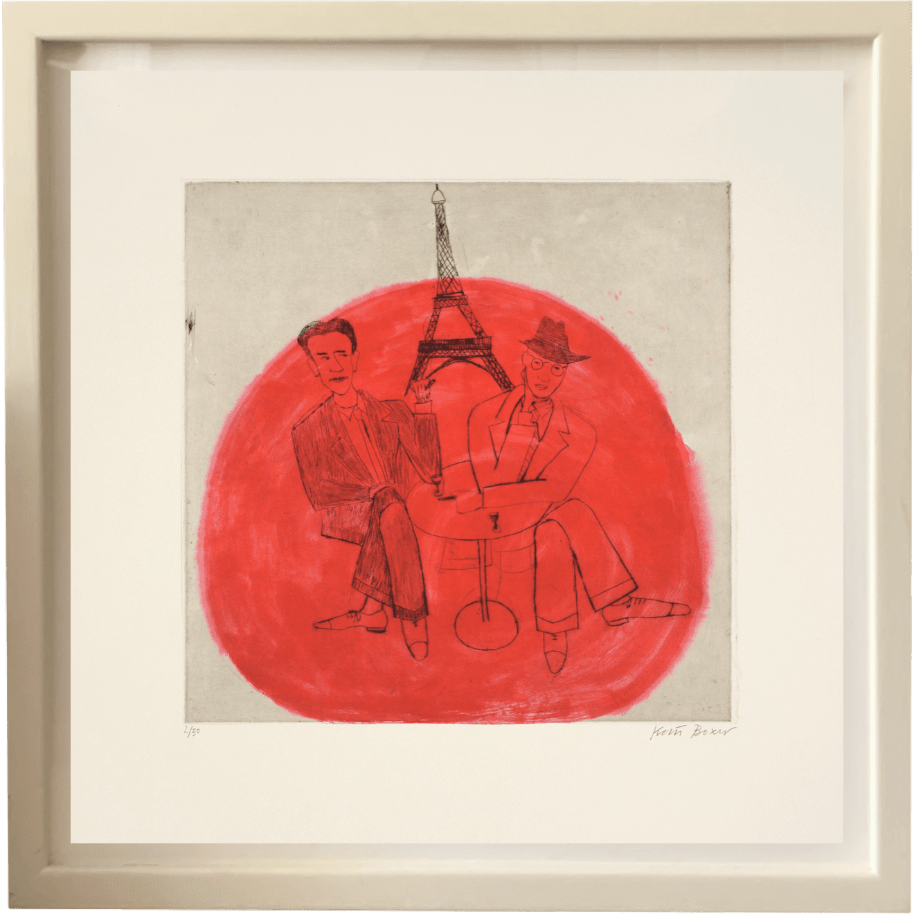 Kate Boxer, George Orwell and Henry Miller in Paris (Unframed ...