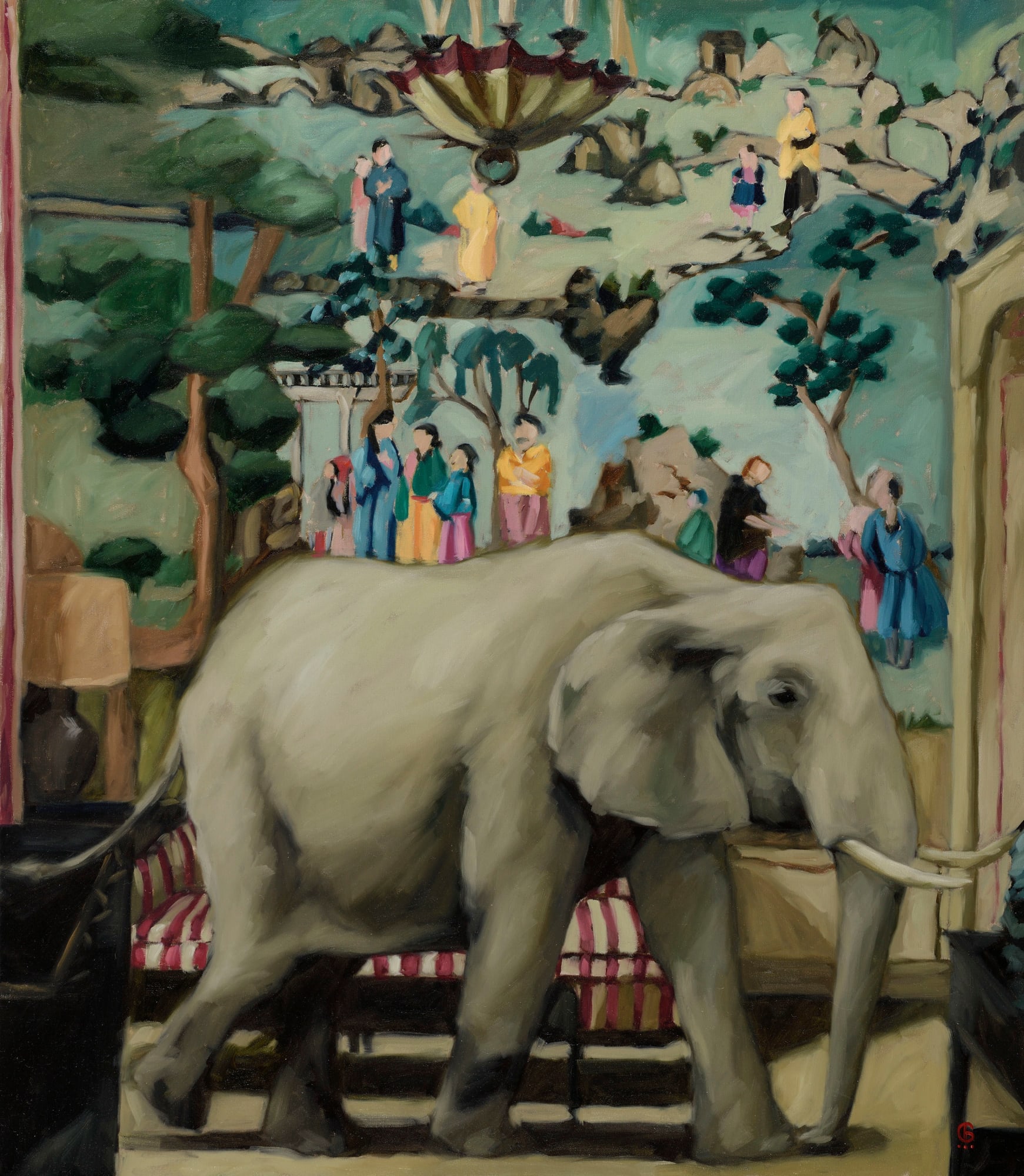 Georgia Fiennes, Heading for the Light | Cricket Fine Art