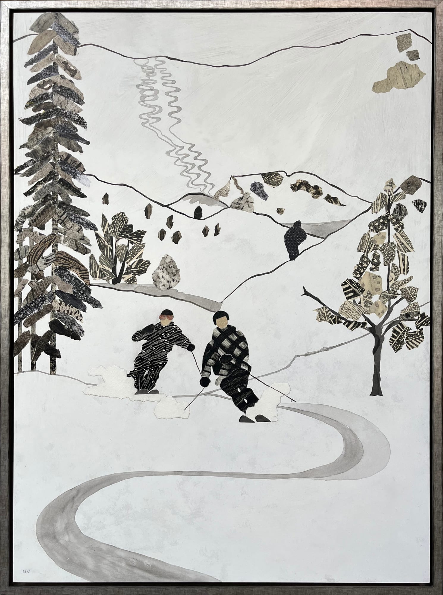 Dione Verulam, Skiing Meadows | Cricket Fine Art