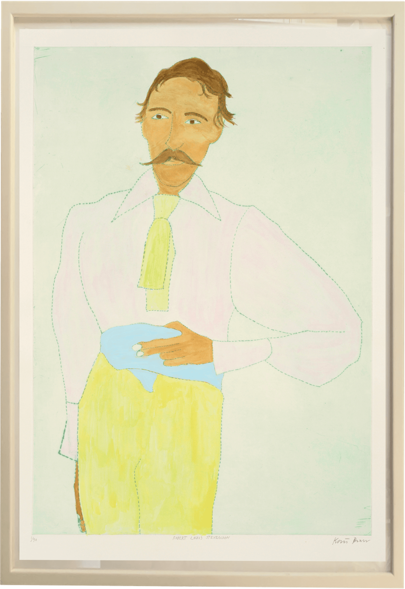 Kate Boxer, Robert Louis Stevenson (Unframed) | Cricket Fine Art