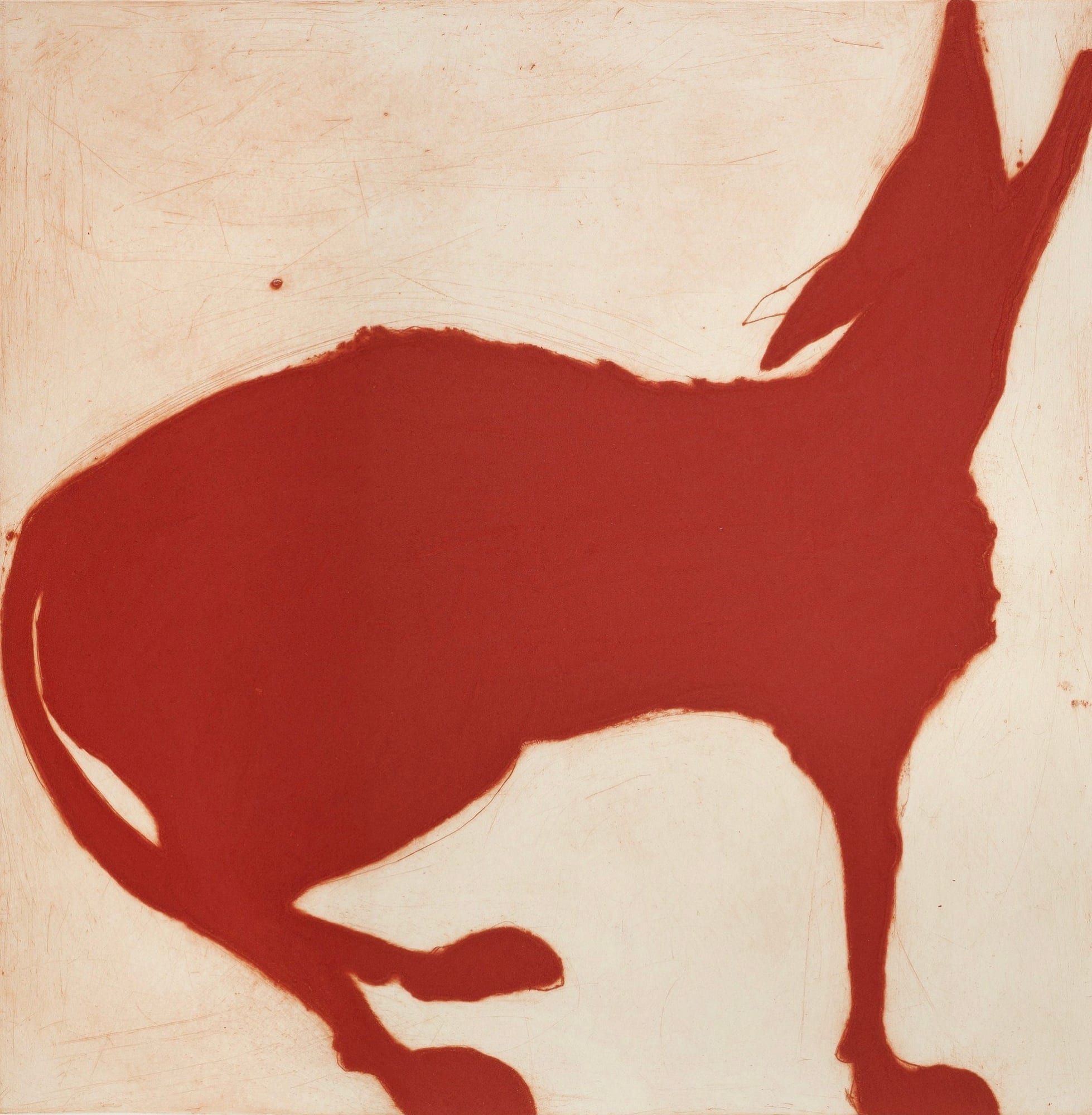 Kate Boxer, Red wolf (Unframed) | Cricket Fine Art