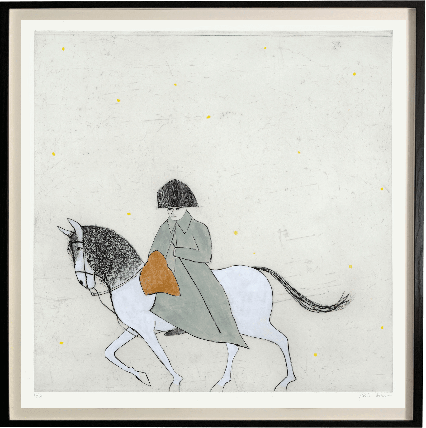Kate Boxer, Napoleon in the Snow (Unframed) | Cricket Fine Art
