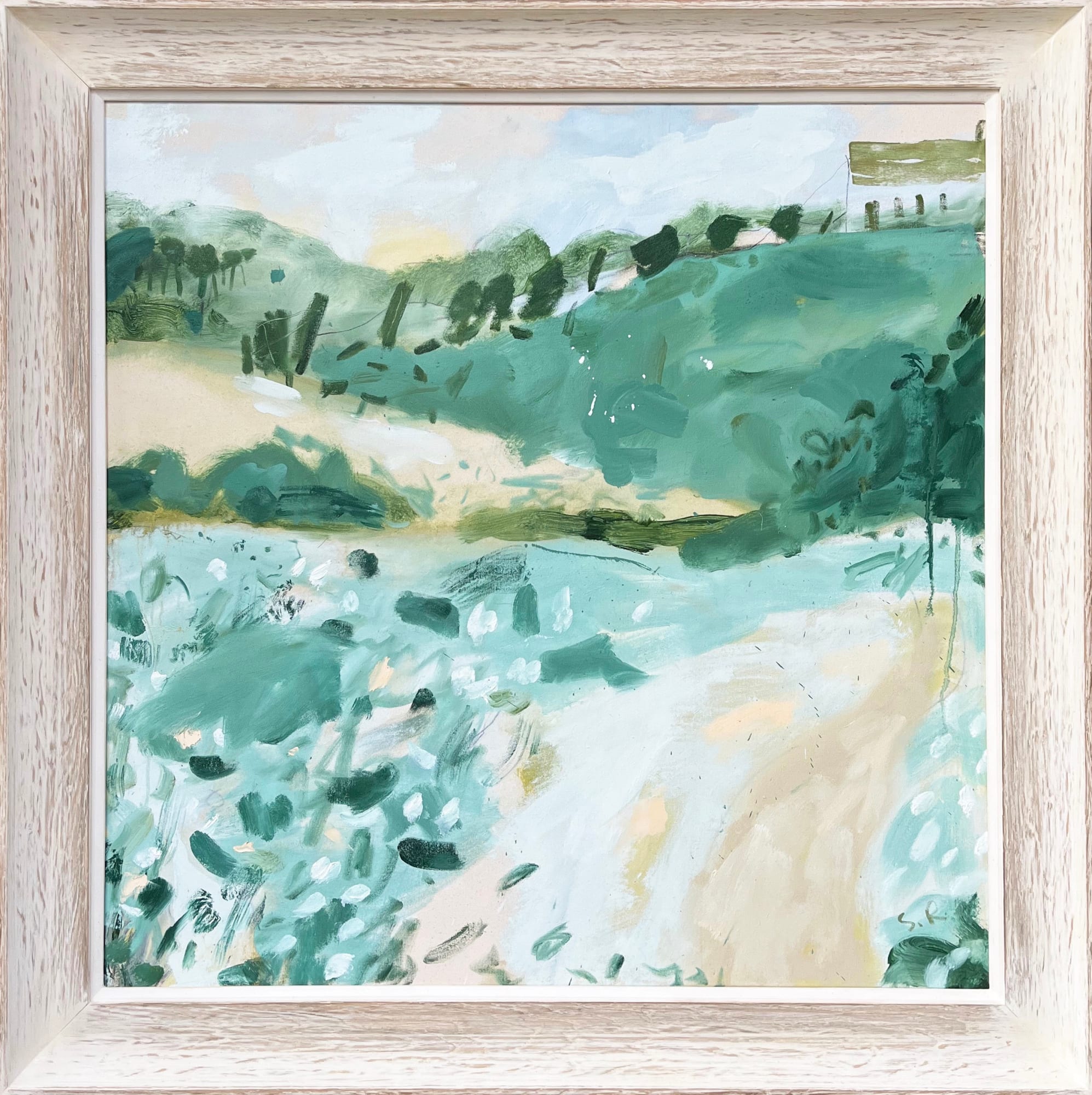 Sam Rudd, Through the Fields | Cricket Fine Art