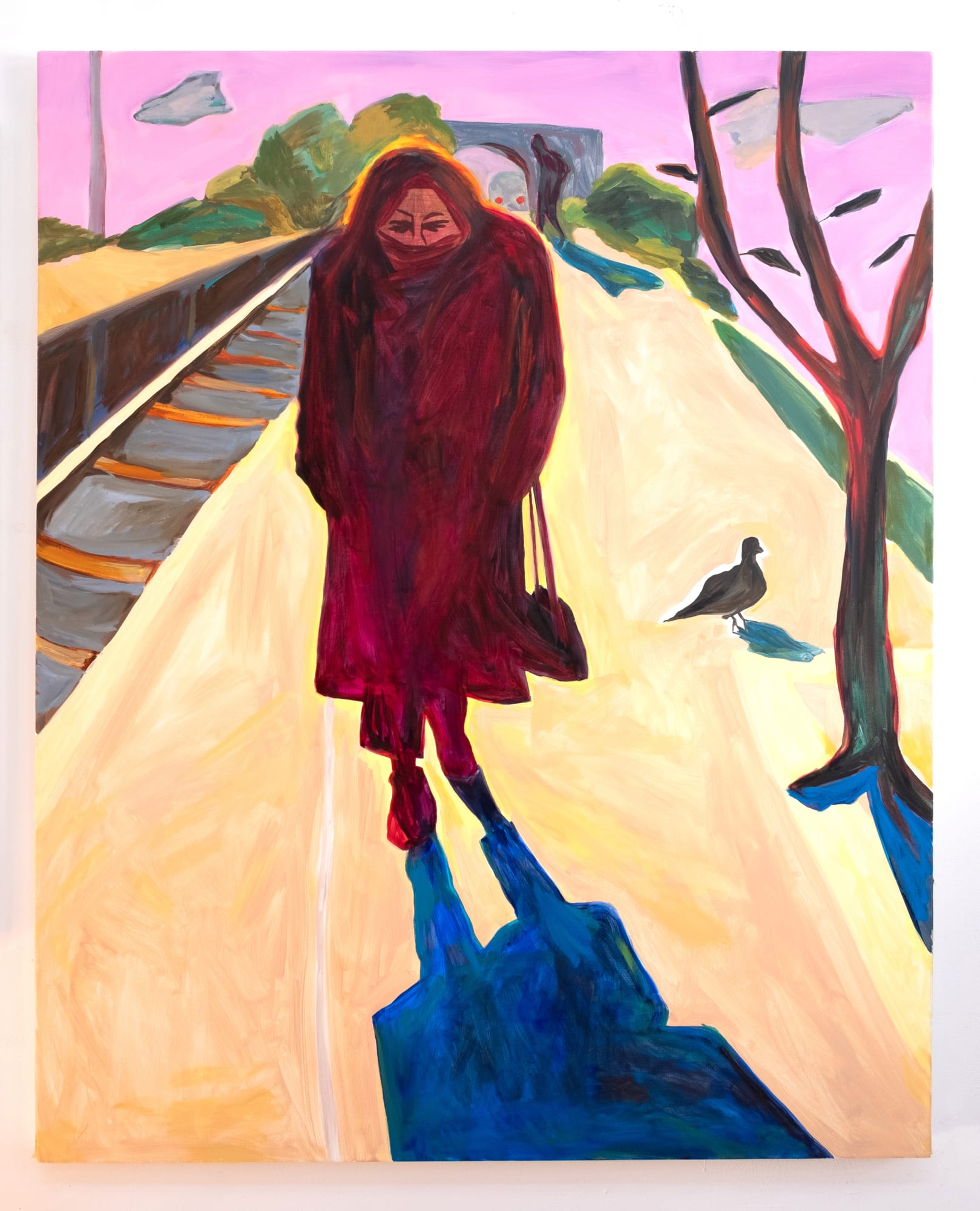 Maureen O'Leary, Commuter Platform with Dogwood (My Mother), 2022 ...