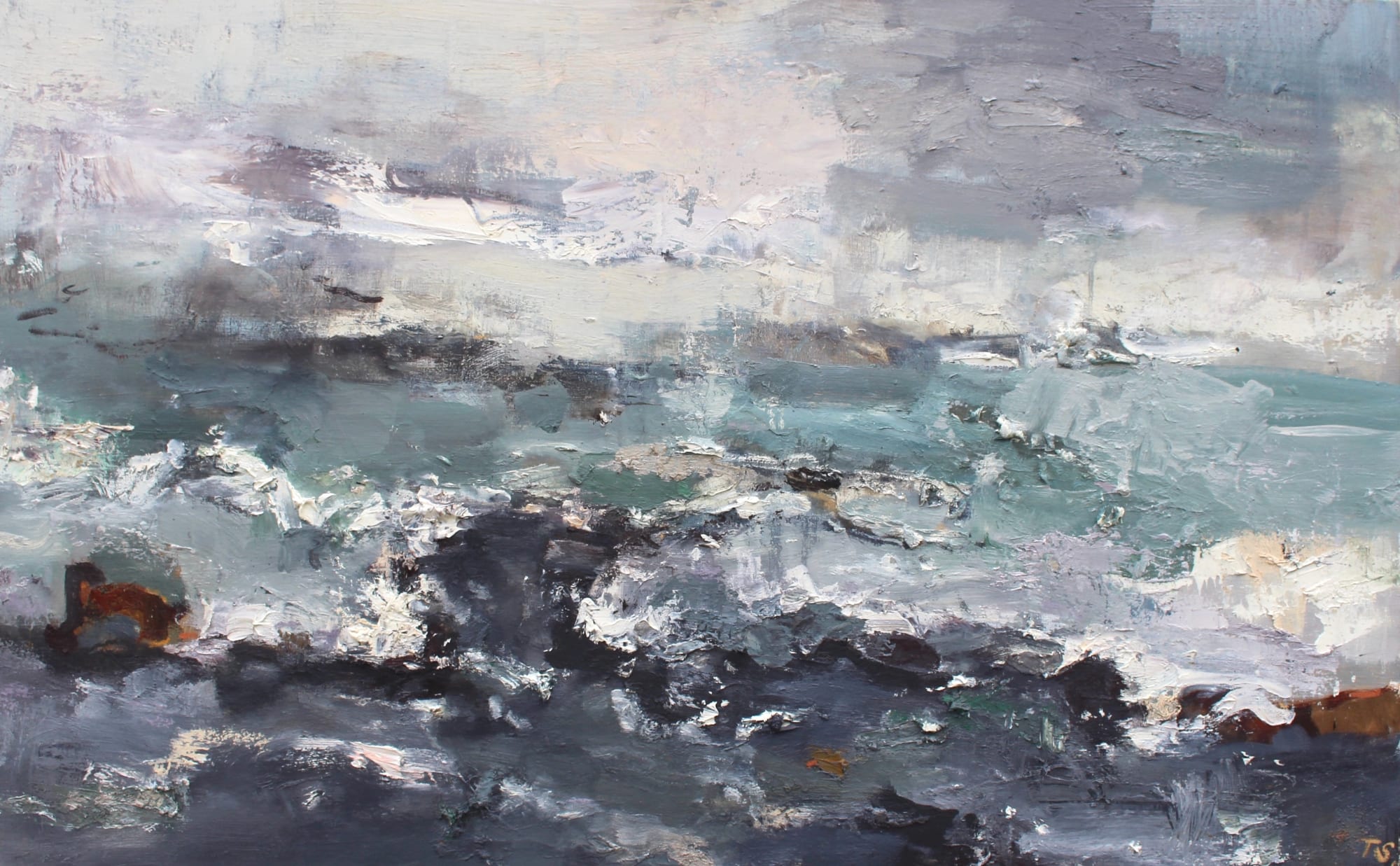 Tim Steward, No: 177 - The Green Sea, 2023 | Darl-e and the Bear