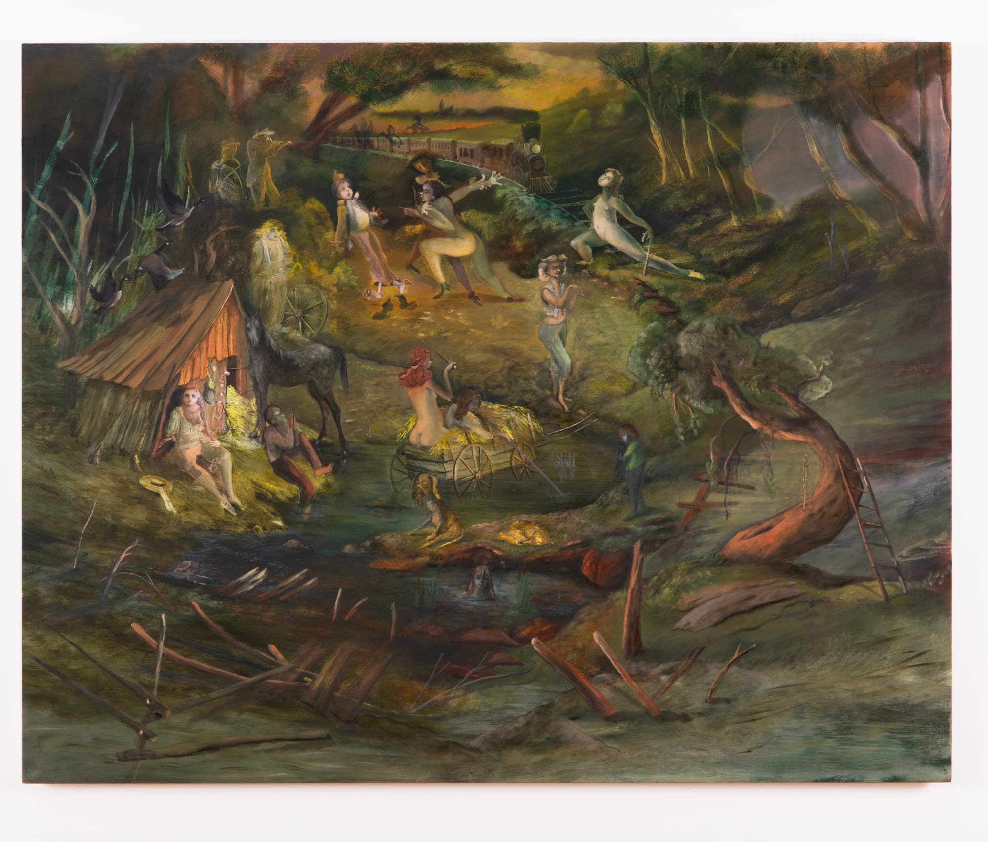 Kate Hargrave, The Train Stop | Moss Galleries