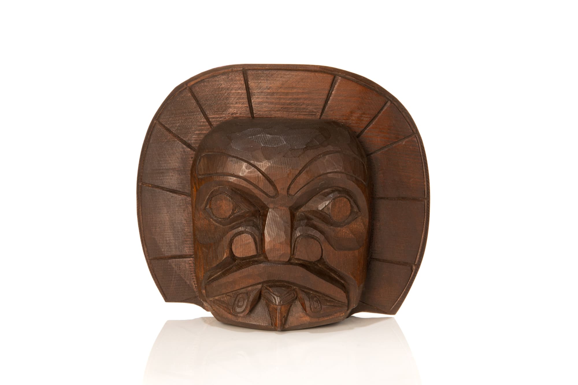 ELLEN NEEL (1916-1966) KWAKWA̱KA̱ʼWAKW, Sun Mask with Raven in Mouth ...