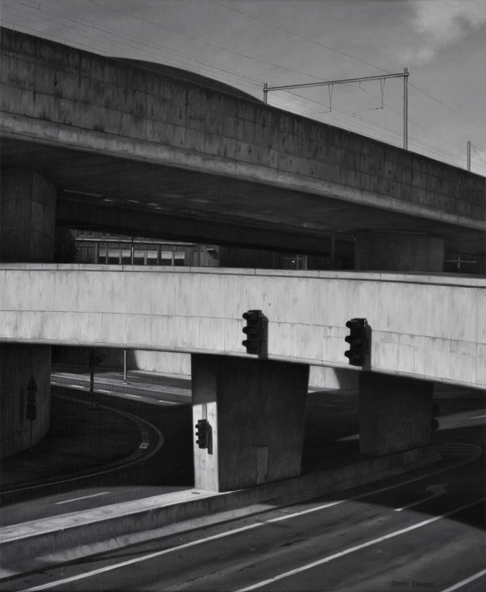 Dimitri Desiron, Monochrome#2 - Interchange, 2024 | Galerie Mokum