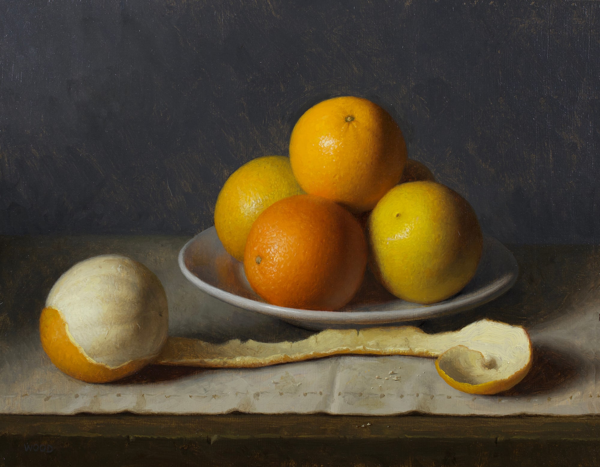 Justin Wood, Florida Oranges, 2023 | Galerie Mokum