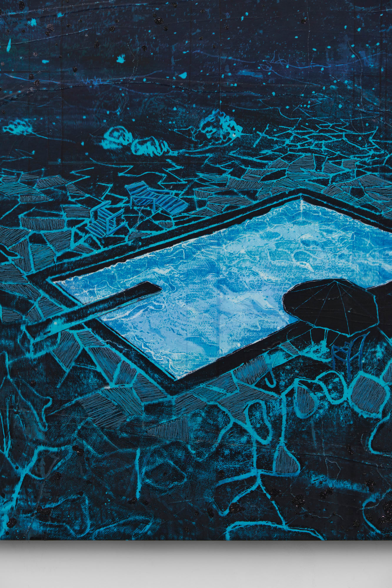 Michael Raedecker, circuit, 2021 | GRIMM