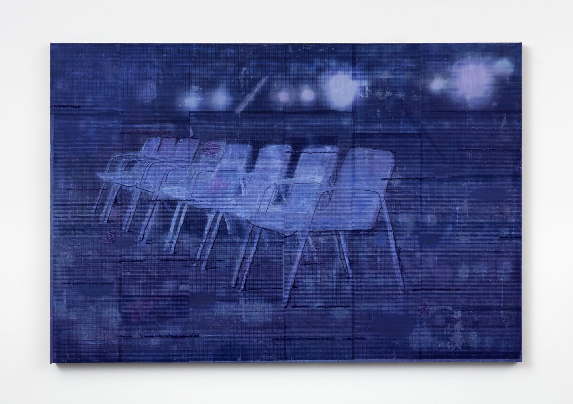 Michael Raedecker, metamood, 2018 | GRIMM