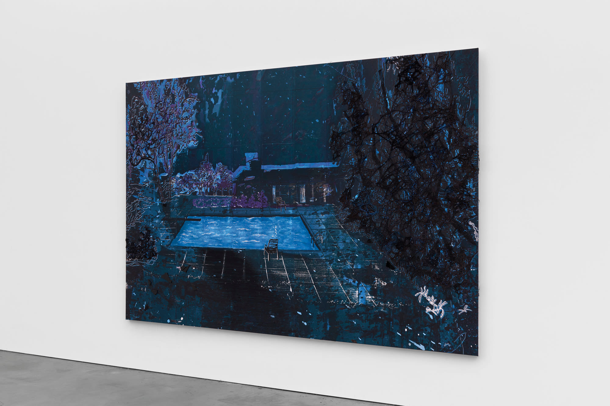 Michael Raedecker, topophilia, 2023 | GRIMM