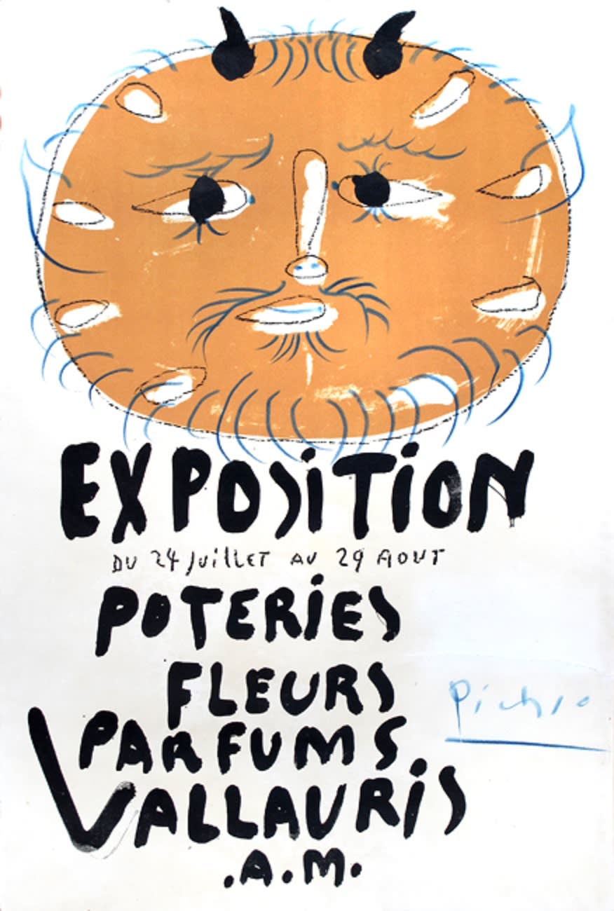 Pablo Picasso, Head of Faun - hand embellished, 1948 | Hidden Gallery