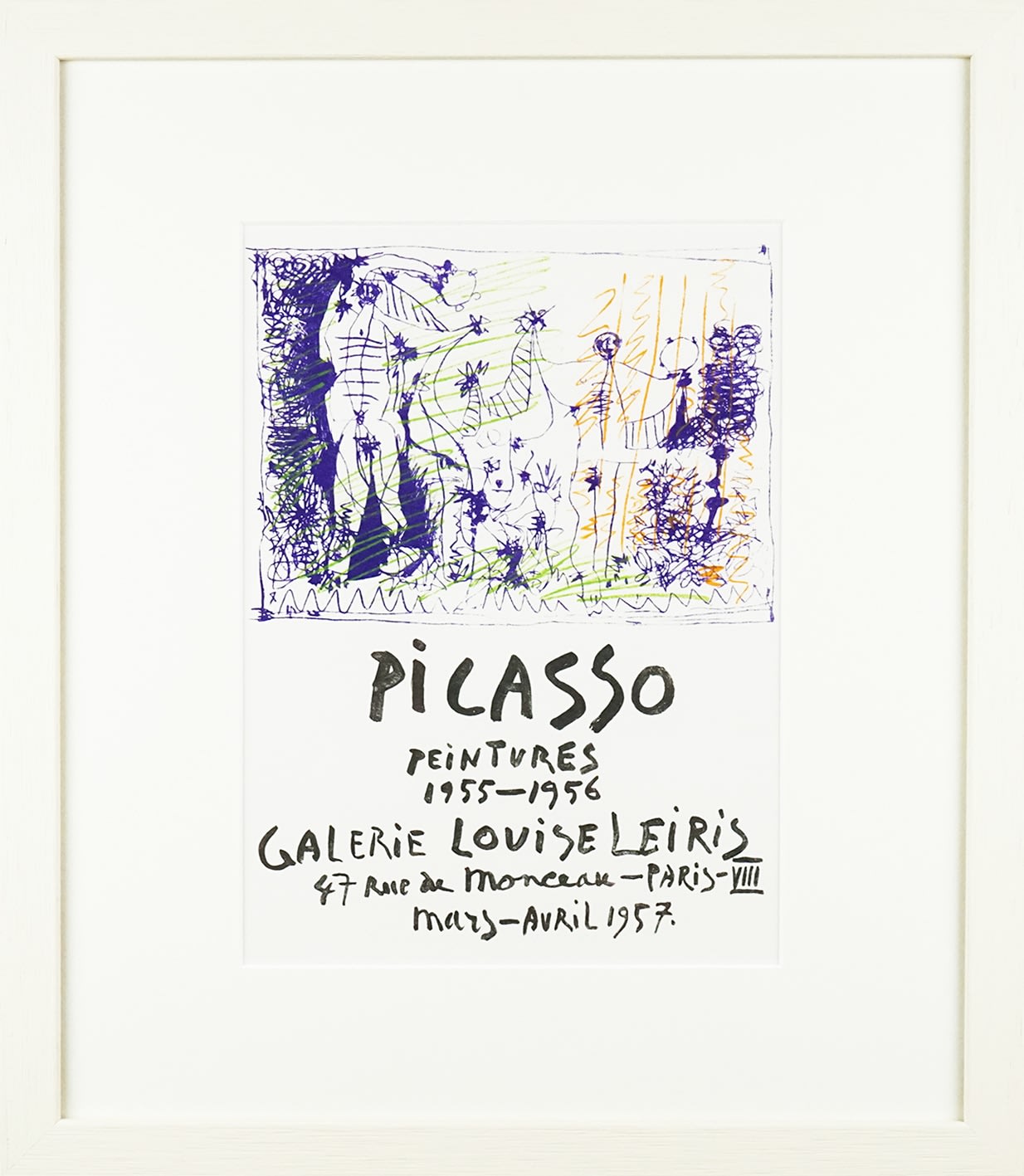 Pablo Picasso, Peintures 1955 - 1956, 1959 | Hidden Gallery