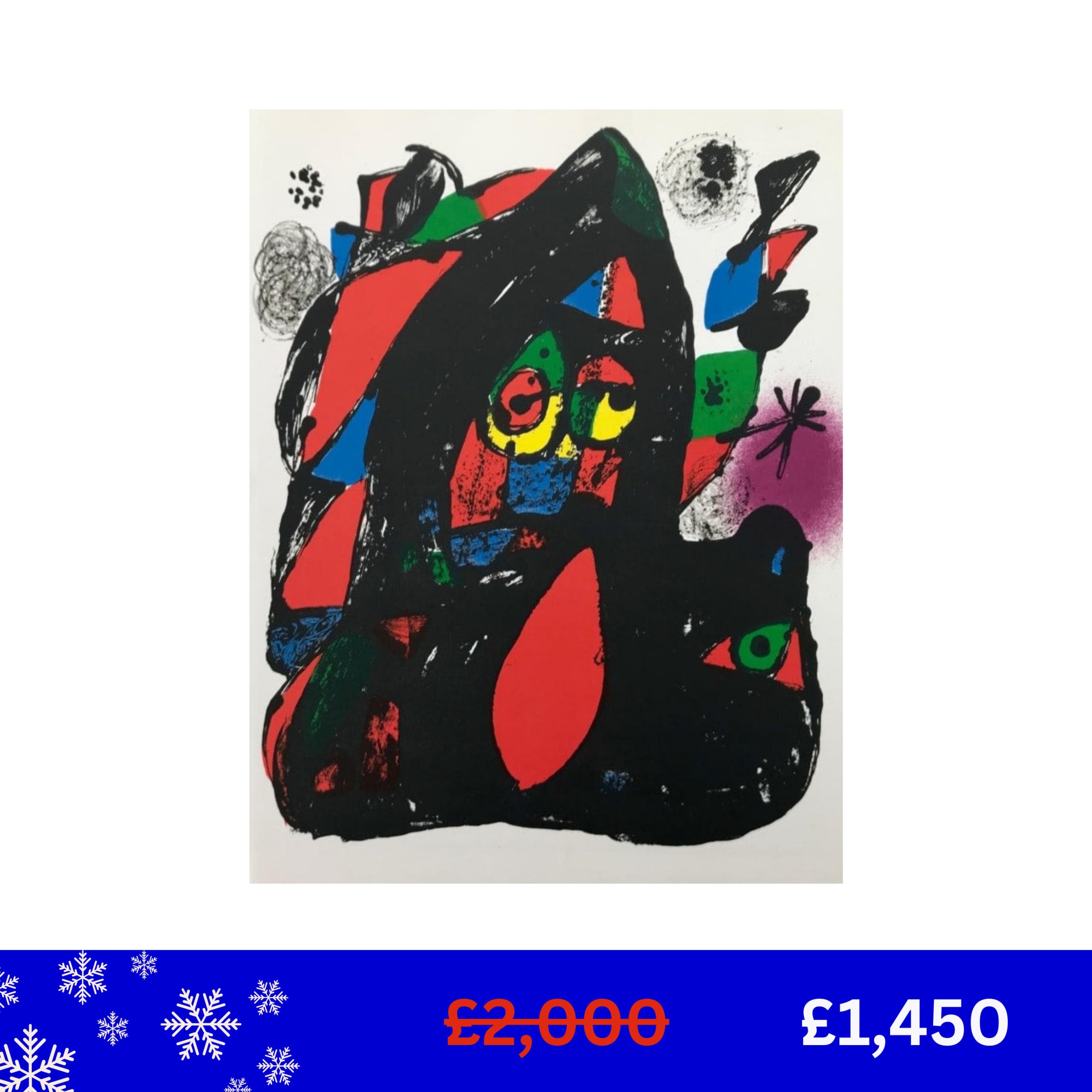 Joan Miro, Untitled VI from Lithographe IV, 1981 | Hidden Gallery