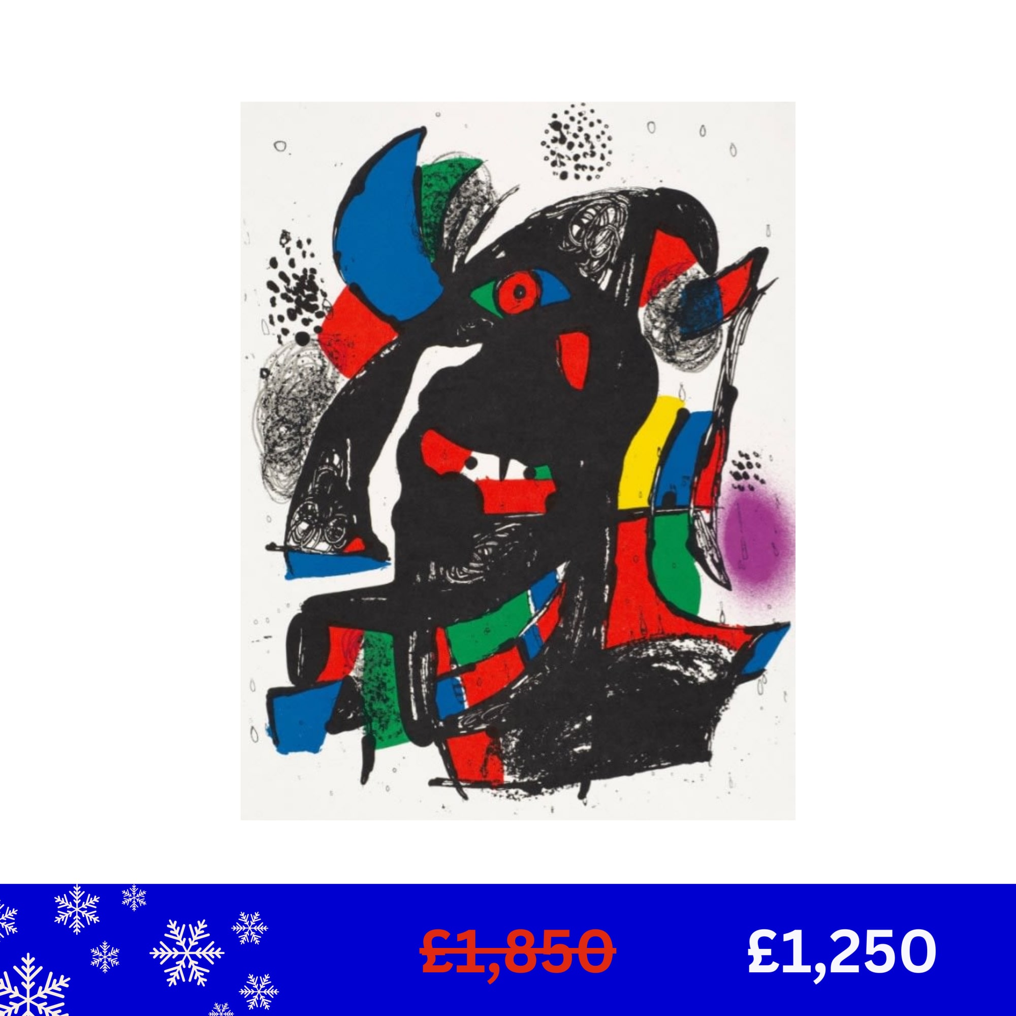 Joan Miro, Untitled II from Lithographe IV, 1981 | Hidden Gallery