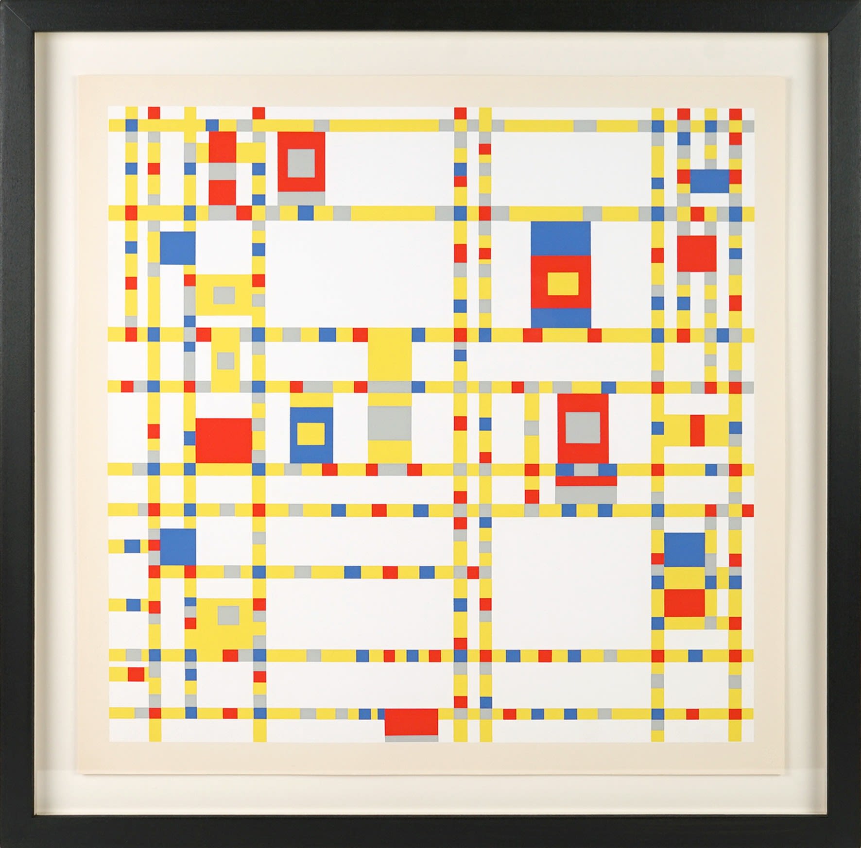 Piet Mondrian, Broadway Boogie Woogie, 1942-43 from A Portfolio of Ten ...