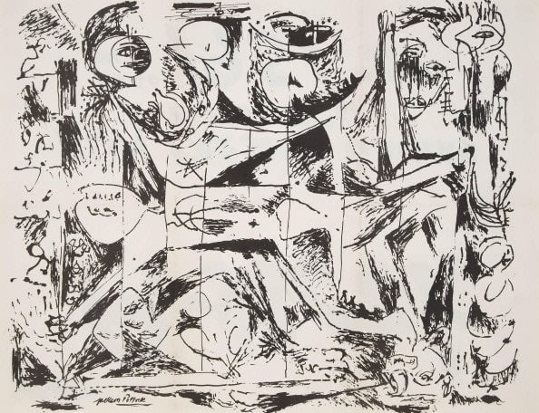 Jackson Pollock, Untitled (Betty Parsons Gallery Announcement), 1951 ...