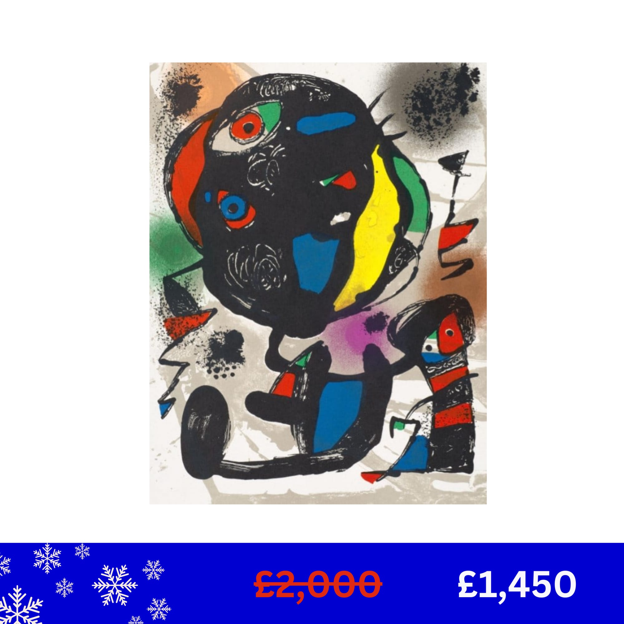 Joan Miro, Untitled V from Lithographe IV, 1981 | Hidden Gallery