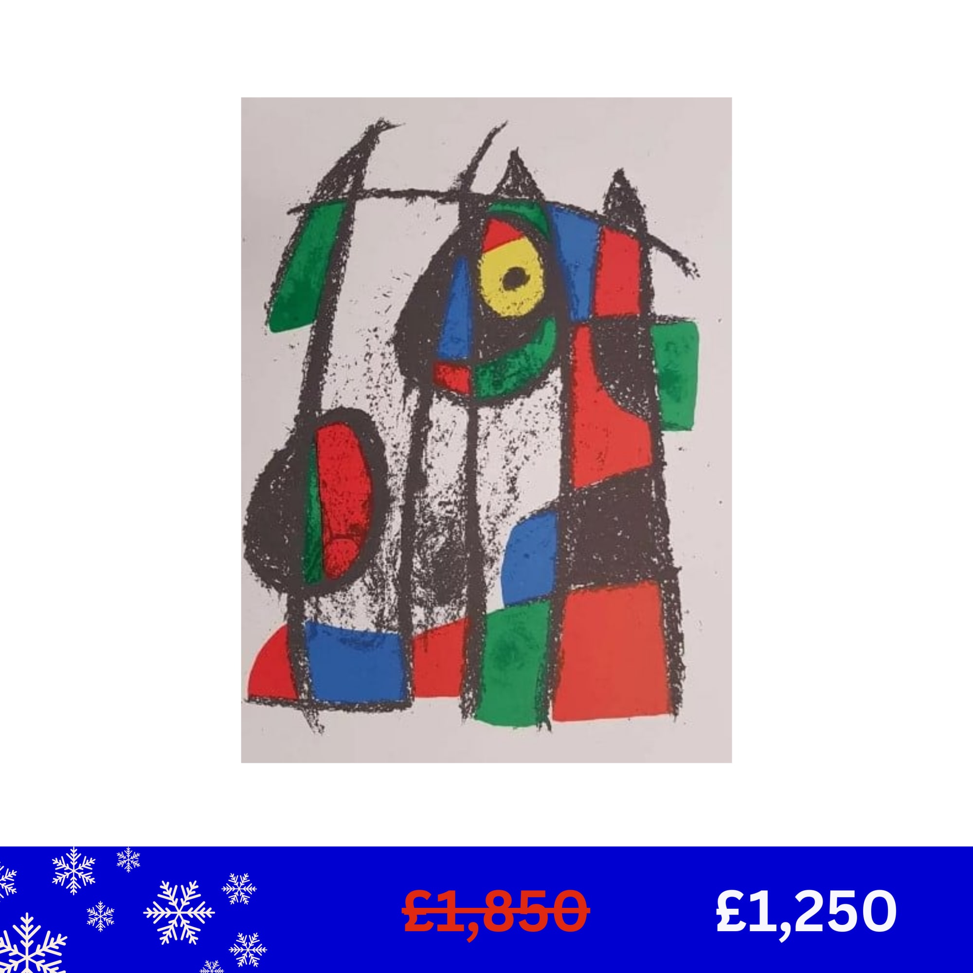 Joan Miro, Untitled VII from Lithographe II, 1975 | Hidden Gallery