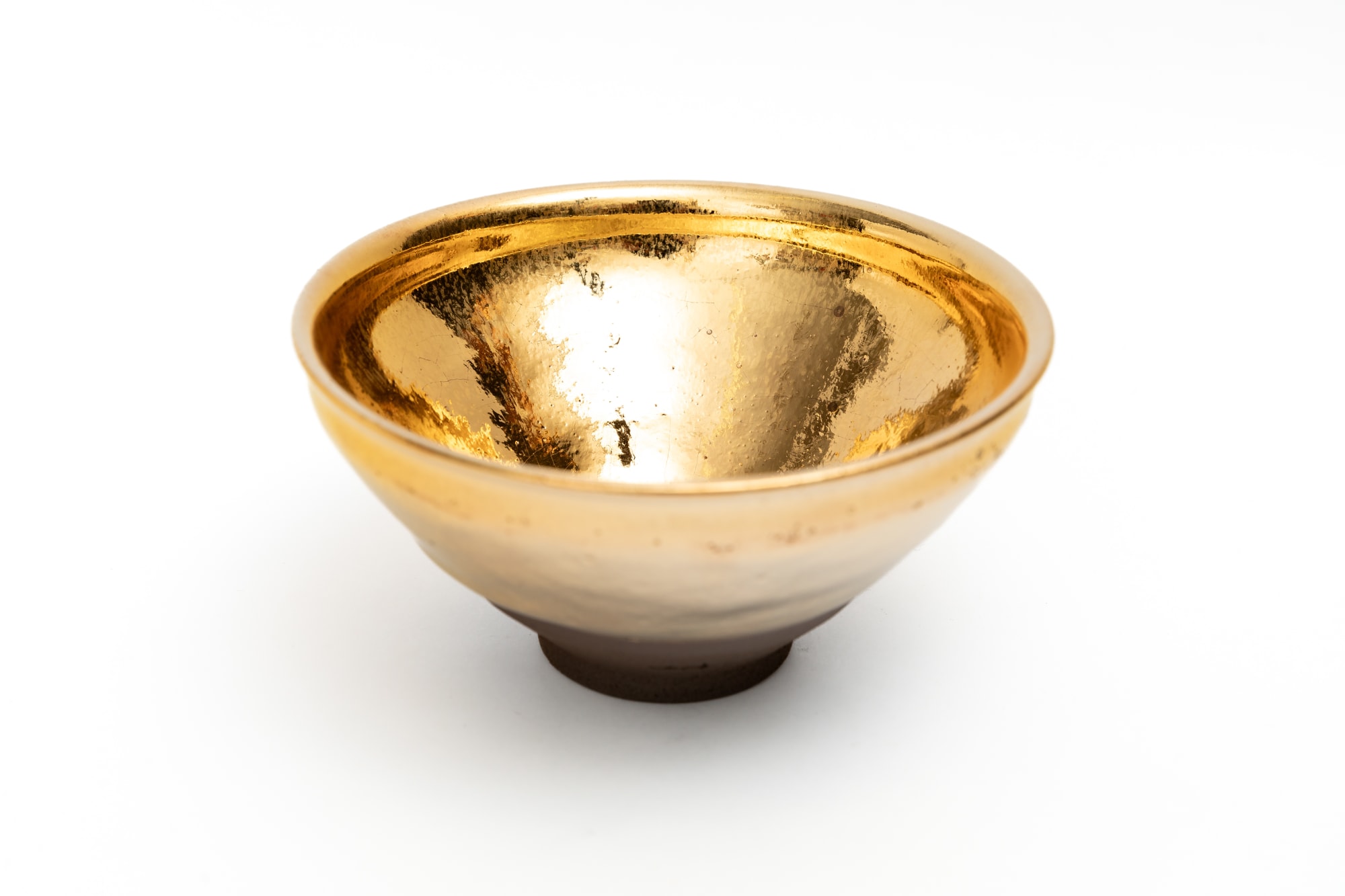 Noriyuki Furutani, Gold Tenmoku Tea Bowl 金天目茶盌 , 2025 | Ippodo Gallery